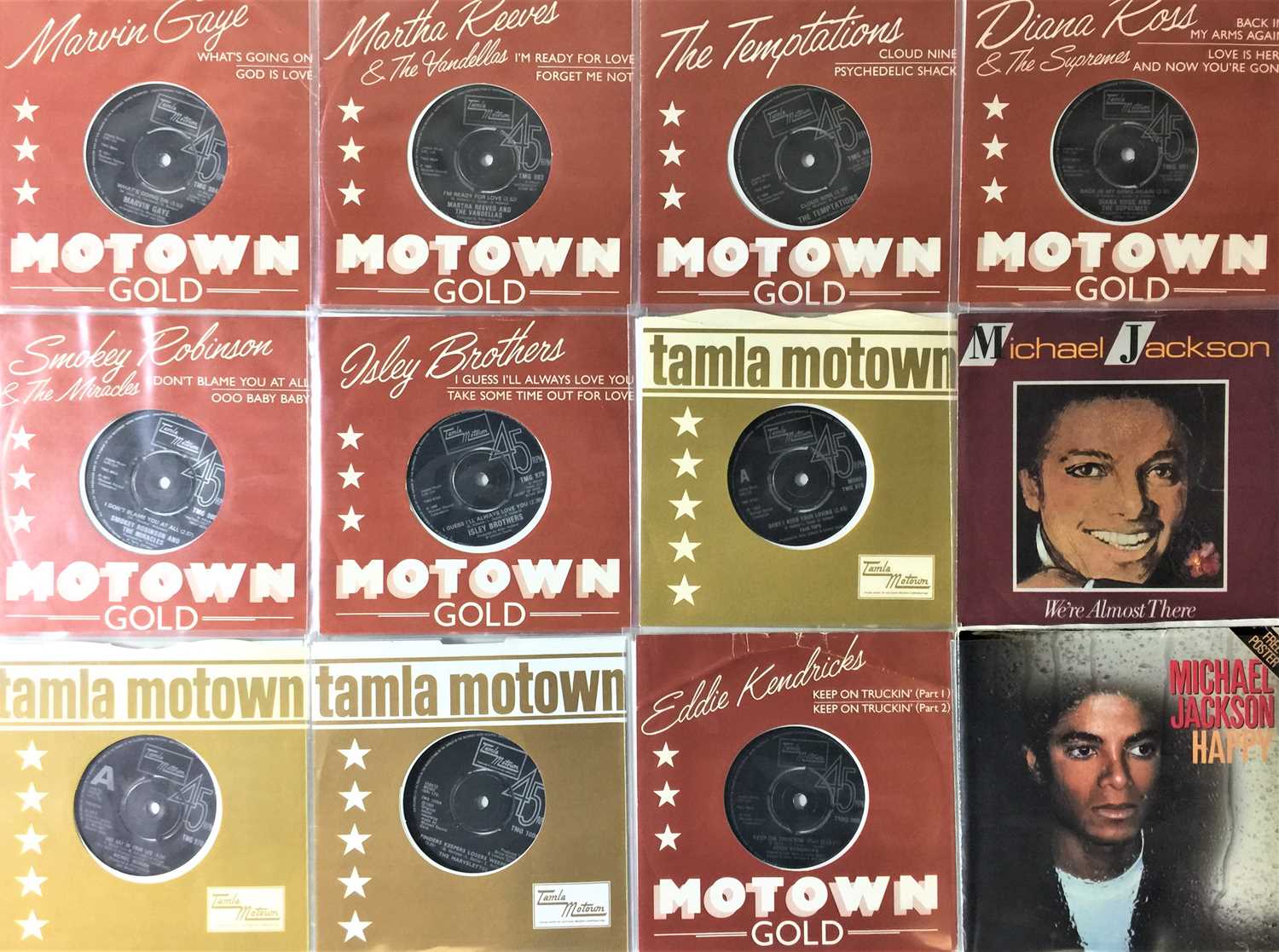 Lot 252 - TAMLA MOTOWN - 1975/1985 UK 7" COLLECTION