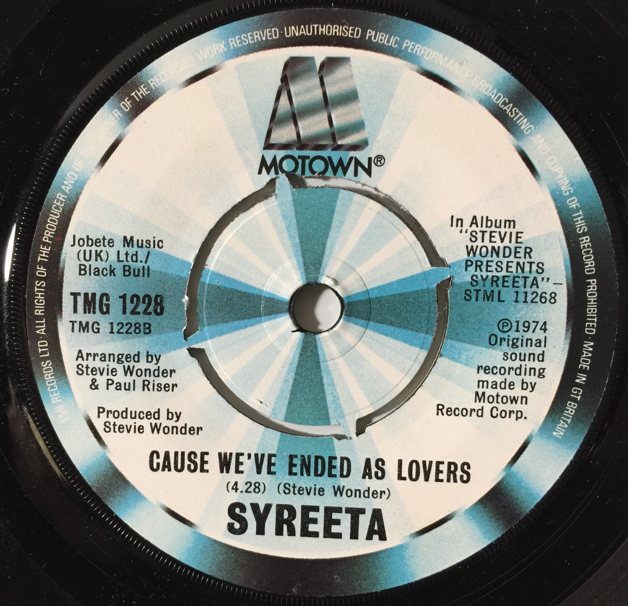 Lot 258 - TMG 1226 - SYREETA - LOVE FIRE 7"
