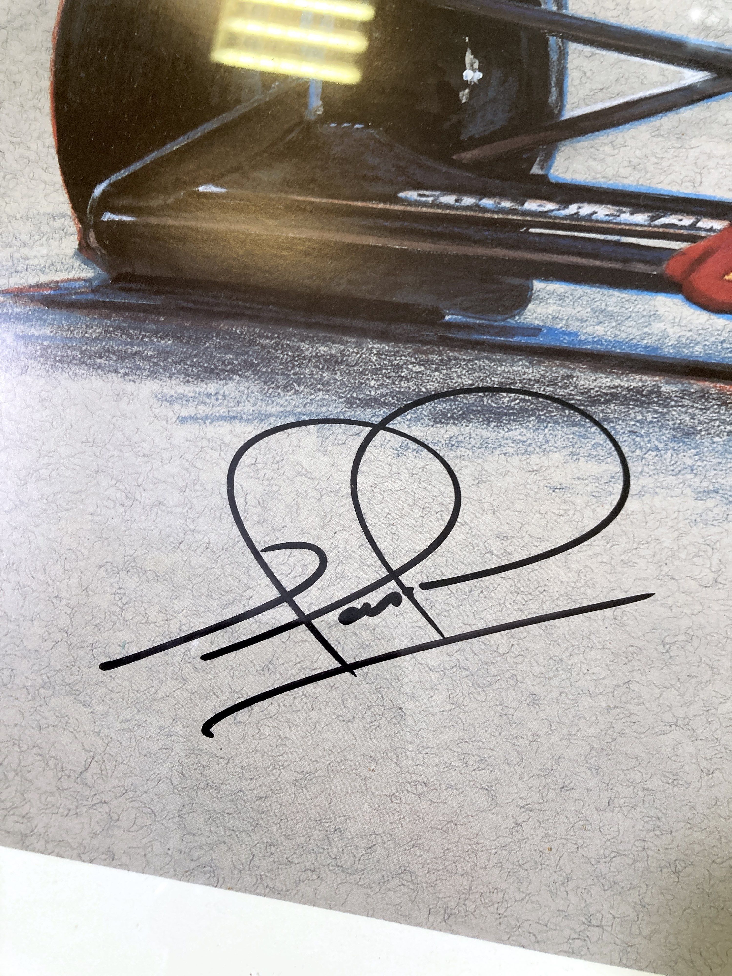 Lot 16 - NIGEL MANSELL - SIGNED LIMITED EDITION PRINT
