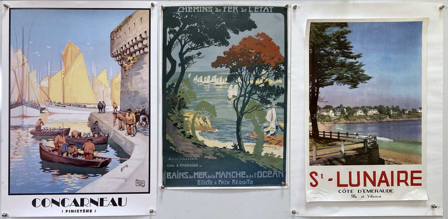 Lot 65 - FRENCH TRAVEL POSTERS - REPRODUCTIONS.
