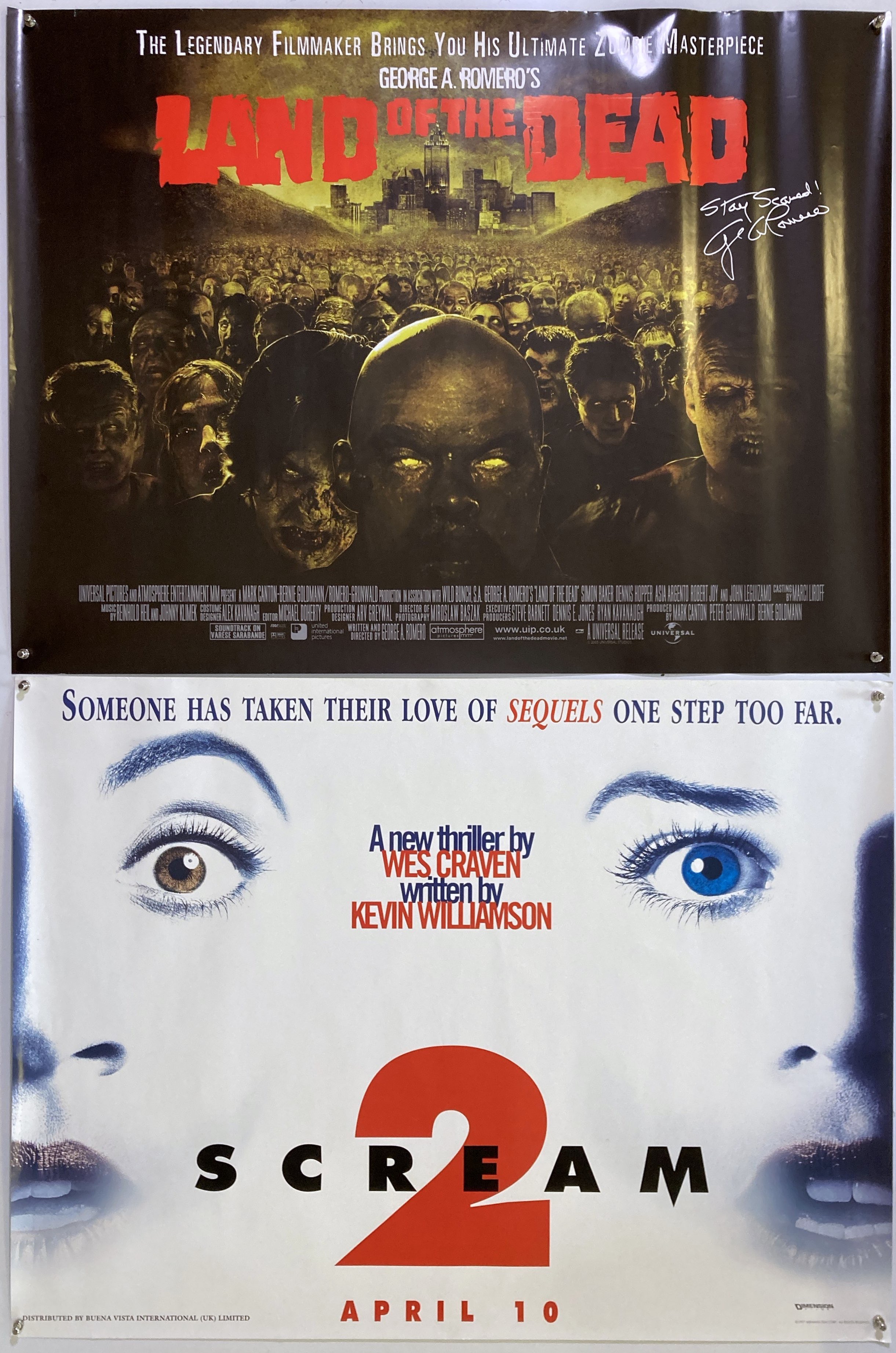 Lot 95 - UK QUAD POSTERS - HORROR INC GUILLERMO DEL