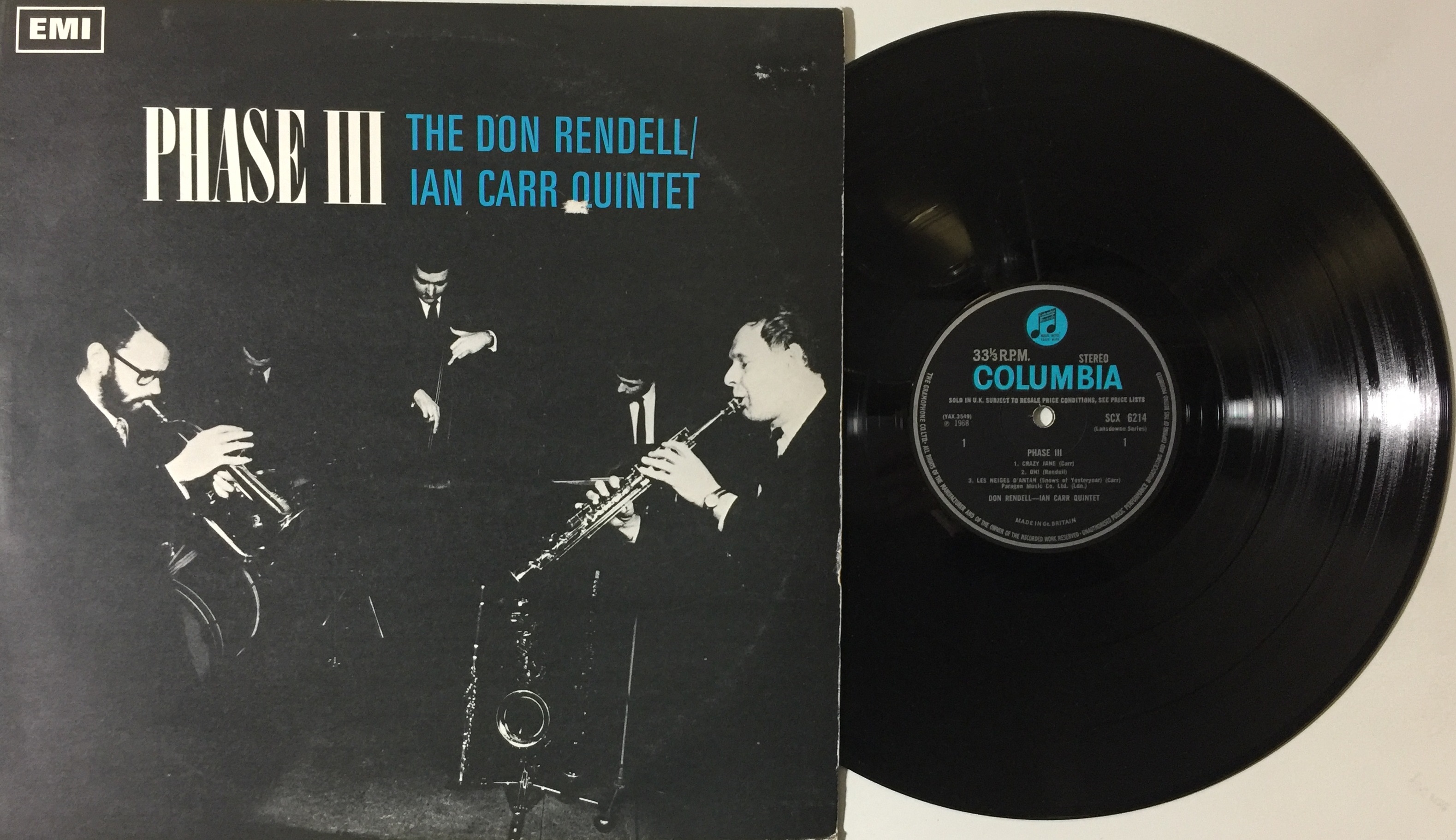 Lot 6 - THE DON RENDELL/ IAN CARR QUINTET - PHASE III