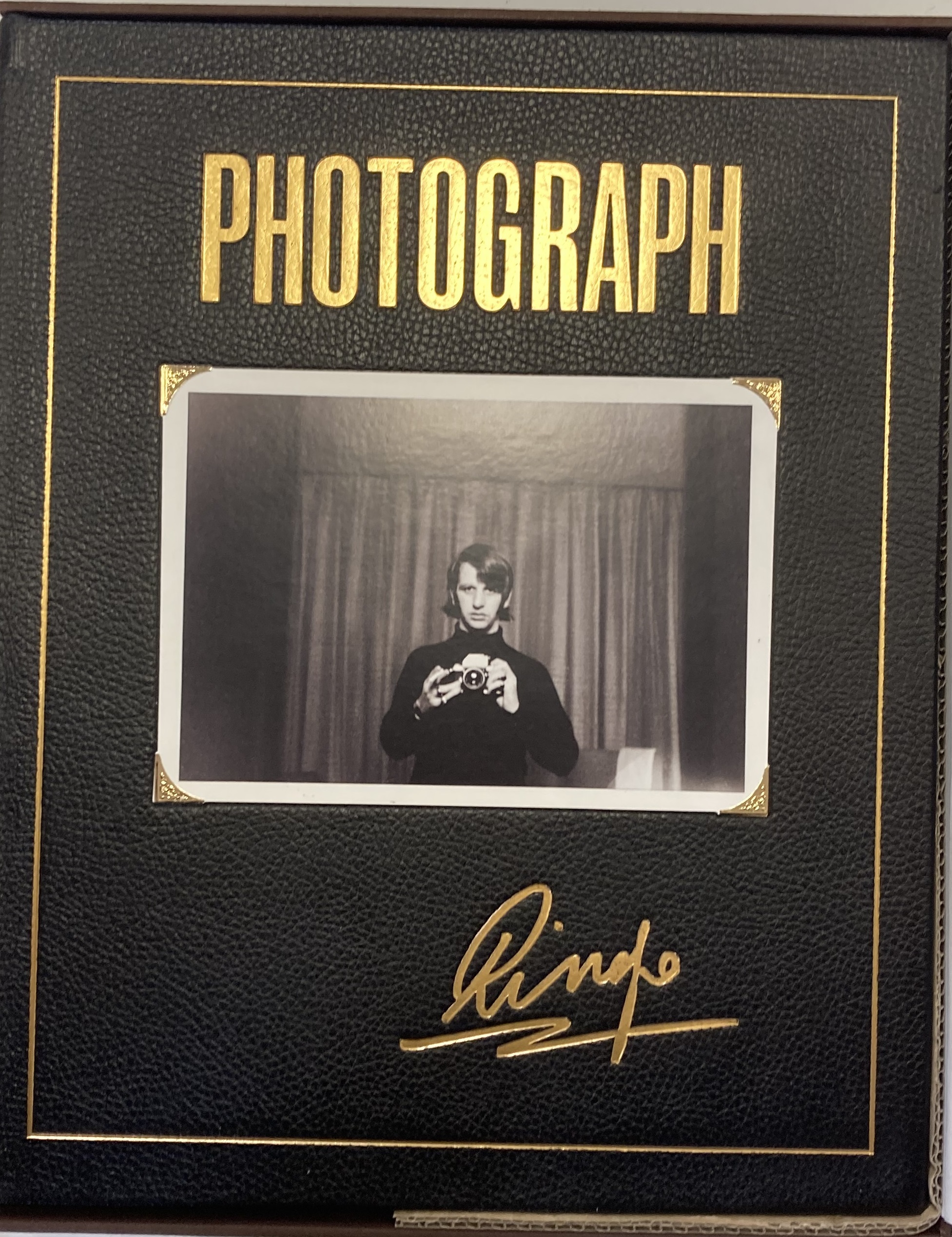 Lot 140 - RINGO STARR PHOTOGRAPH GENESIS PUBLICATIONS