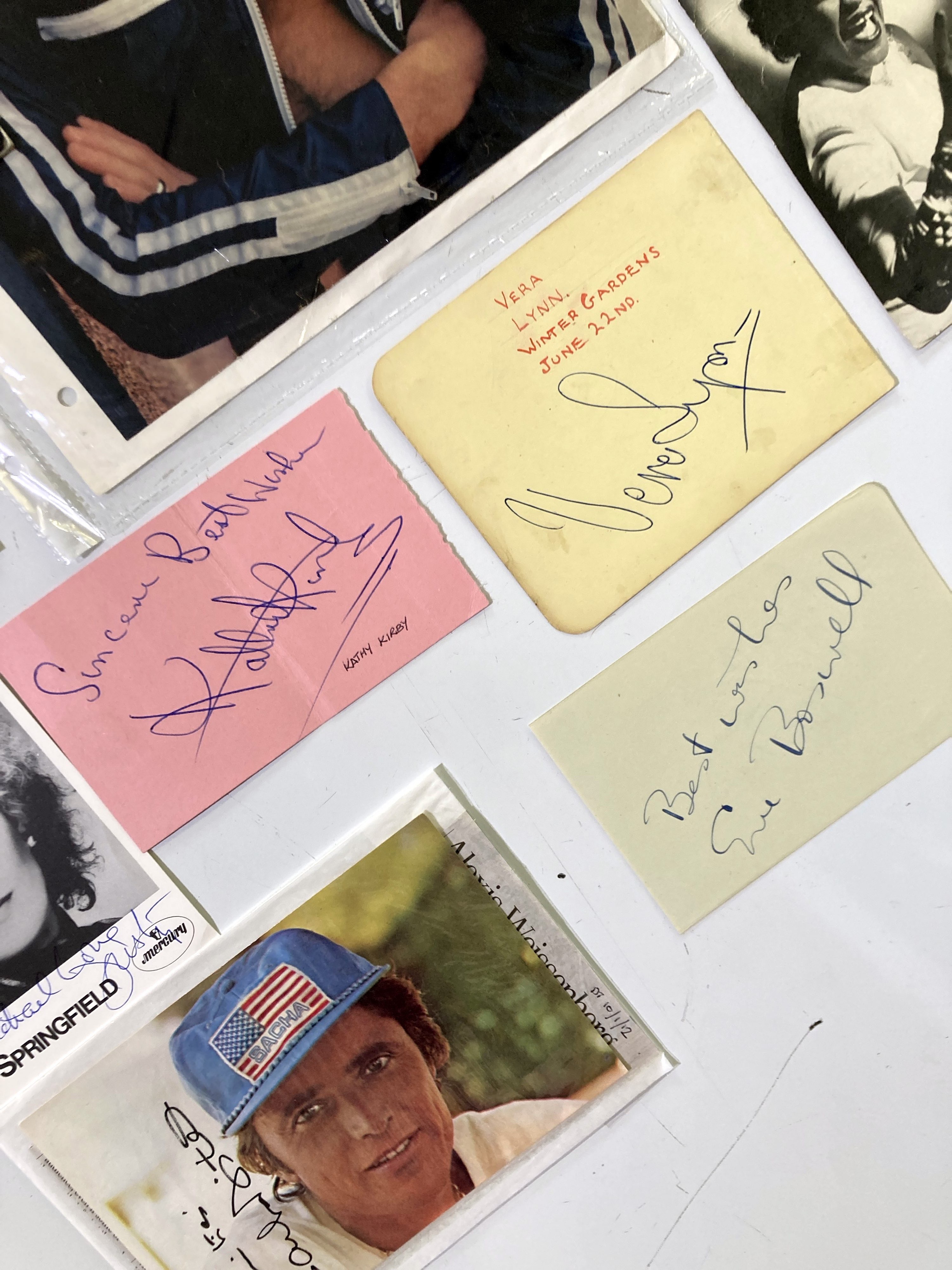 Lot 288 - MUSIC AUTOGRAPHS - 1940S-1960S STARS.