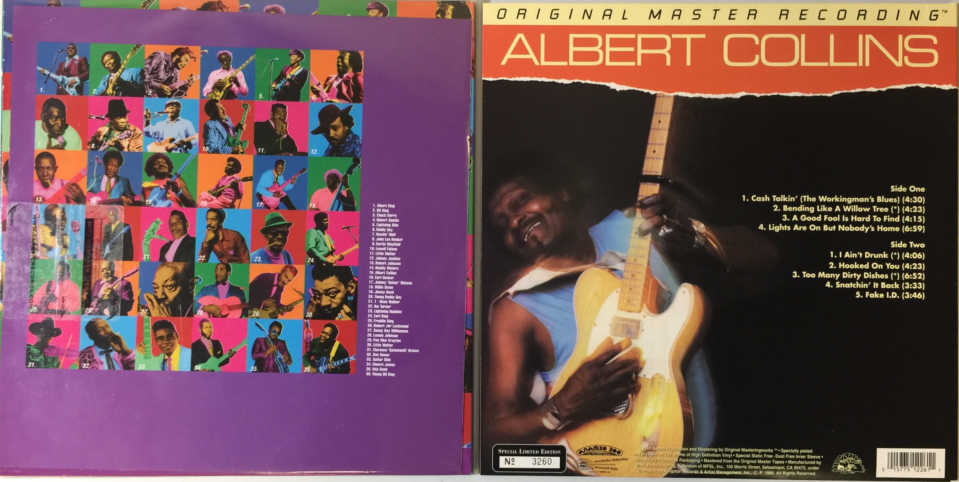 Lot 53 - ALBERT COLLINS/ JIMI HENDRIX - LP RARITIES