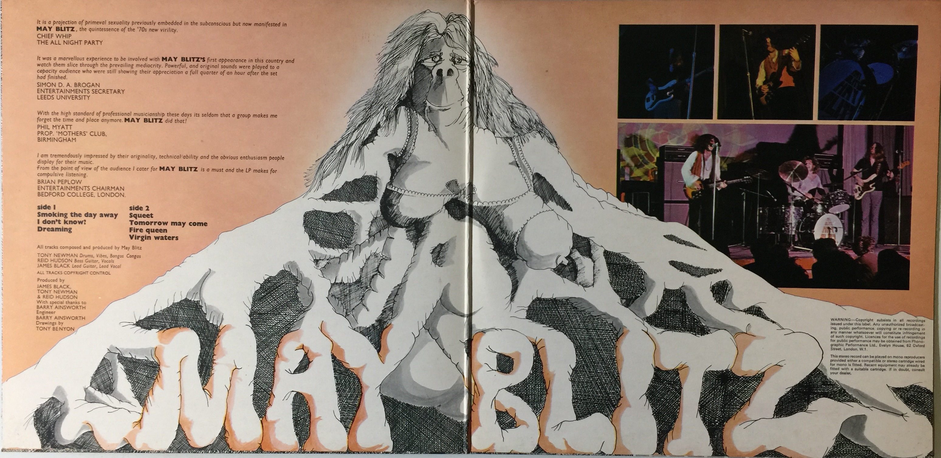 Lot 18 - MAY BLITZ - S/T LP (UK VERTIGO SWIRL MISPRINT