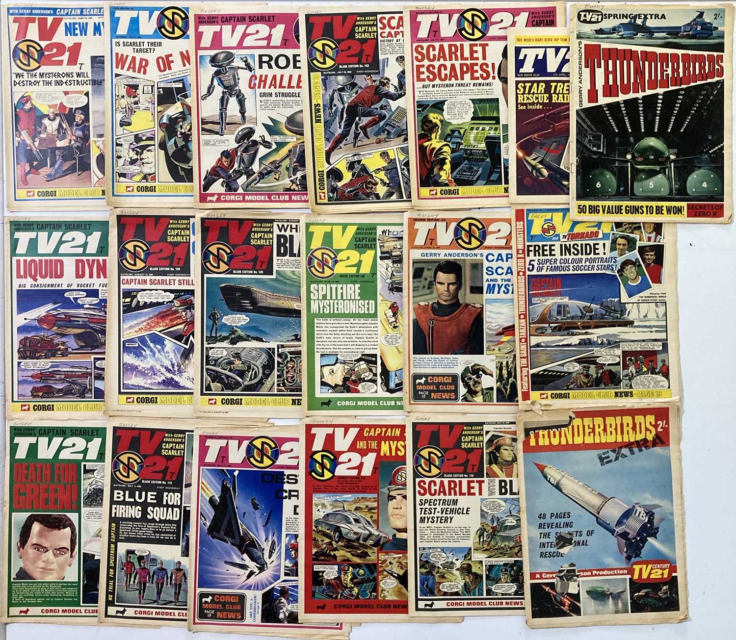 Lot 62 - TV CENTURY 21 MAGAZINES.