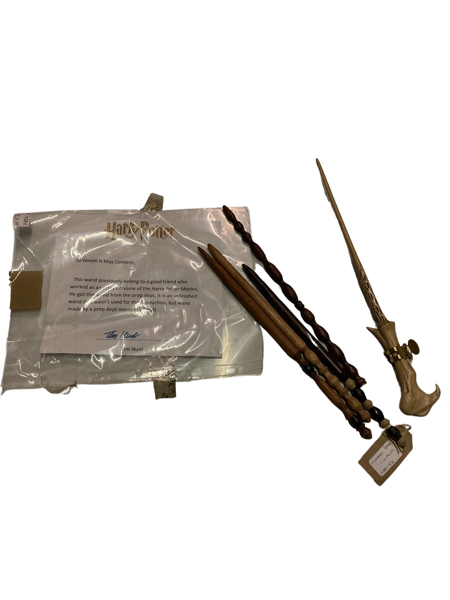 Lot 148 - HARRY POTTER COSTUMES/PROPS.