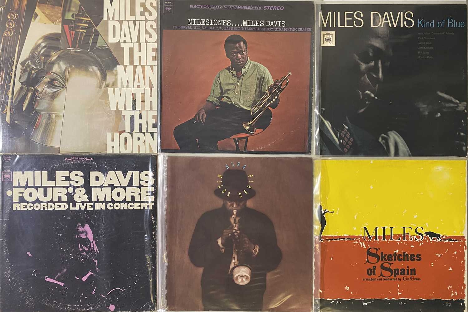 Lot 84 - MILES DAVIS - UK/ US CBS LPs