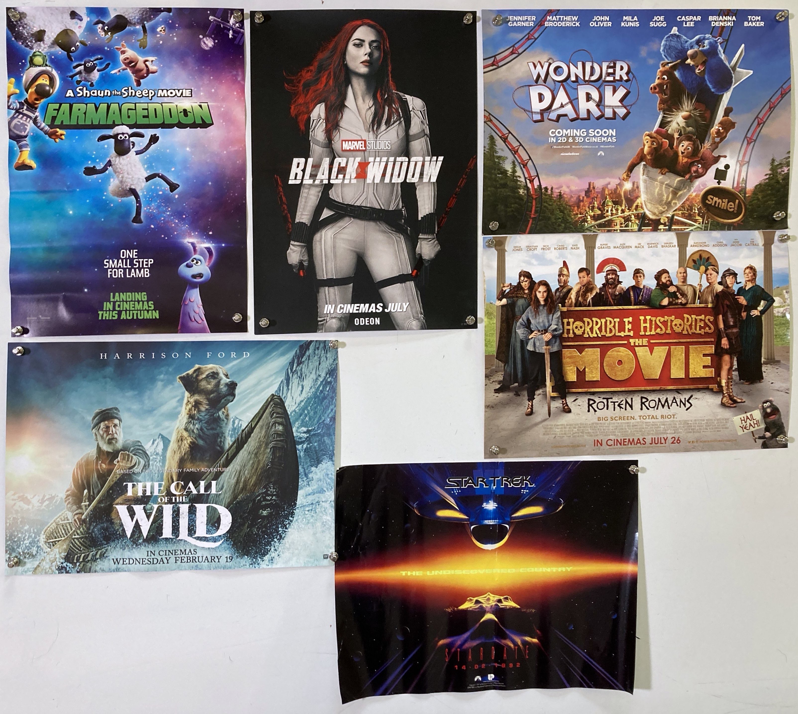 Lot 246 - STAR WARS/00s ACTIONS FILMS - MINI POSTERS