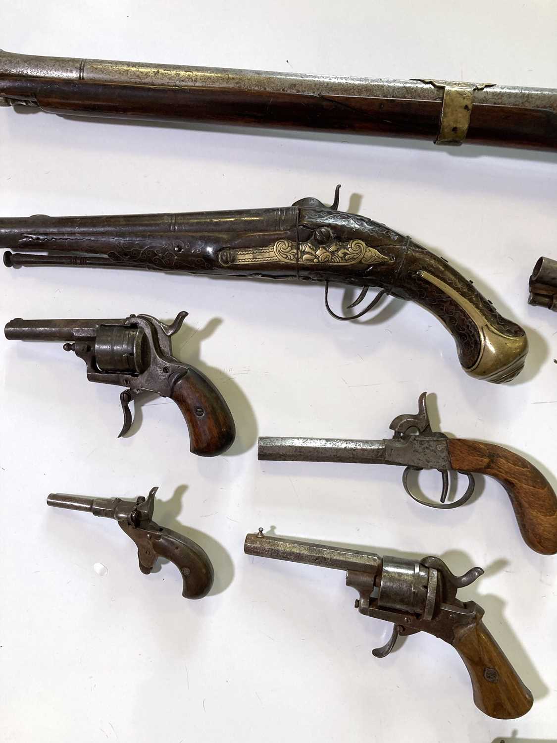 Lot 73 - ANTIQUE FIREARMS.