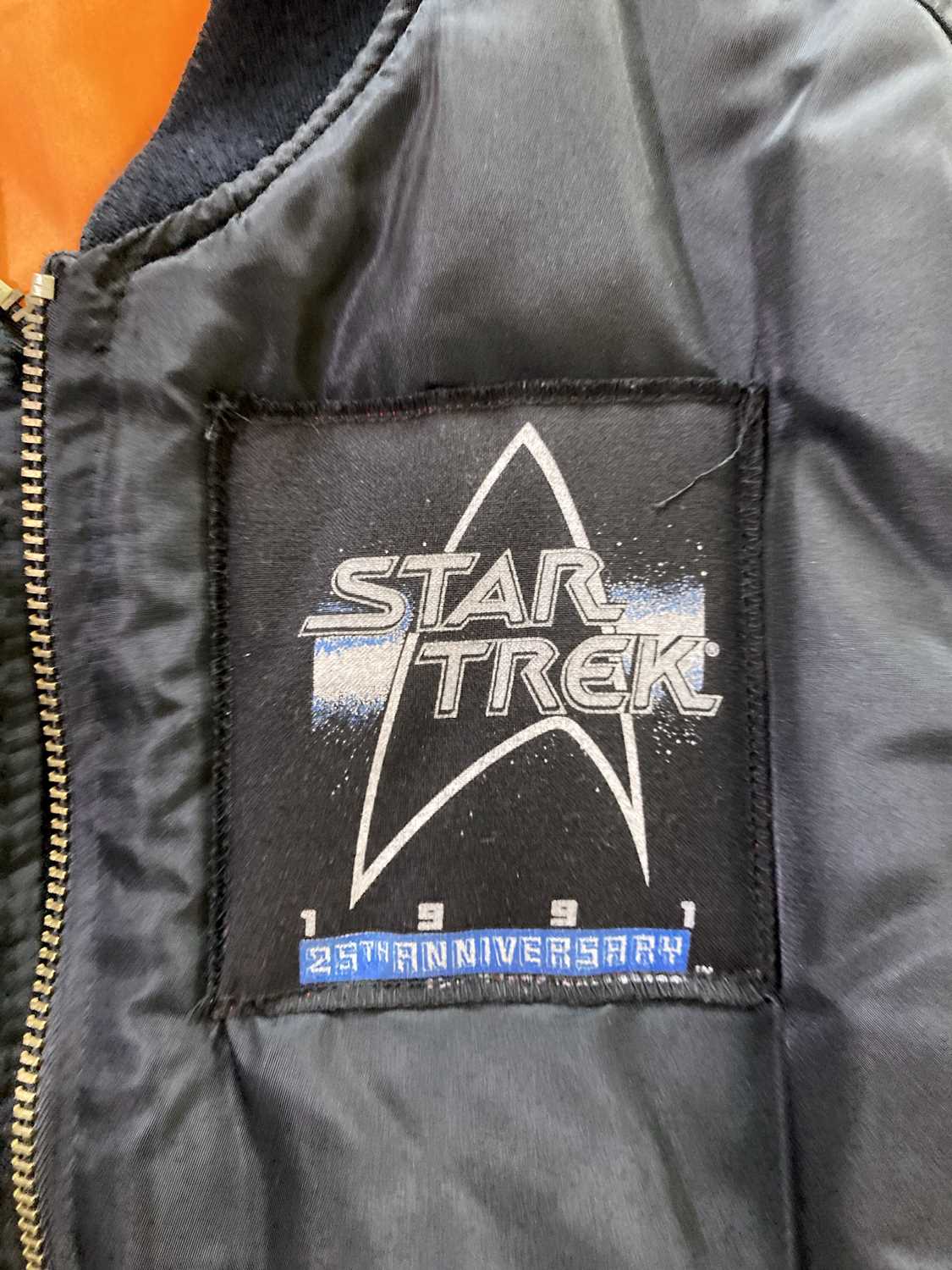 Lot 202 - STAR TREK - A 25TH ANNIVERSARY BOMBER JACKET.