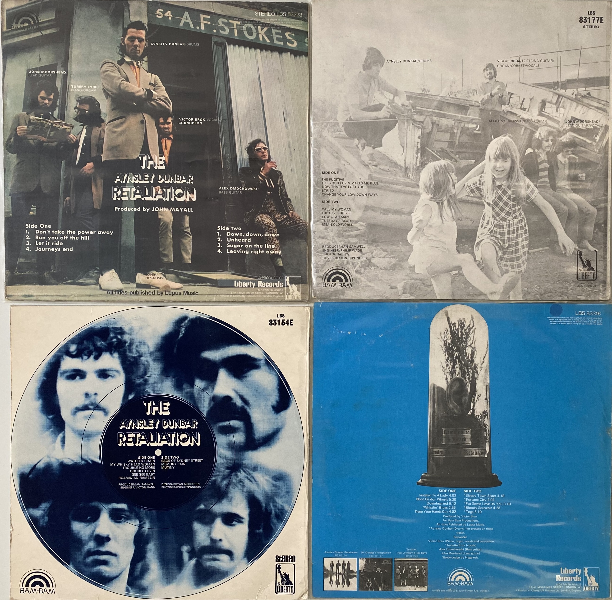 Lot 37 - THE AYNSLEY DUNBAR RETALIATION - LIBERTY LP