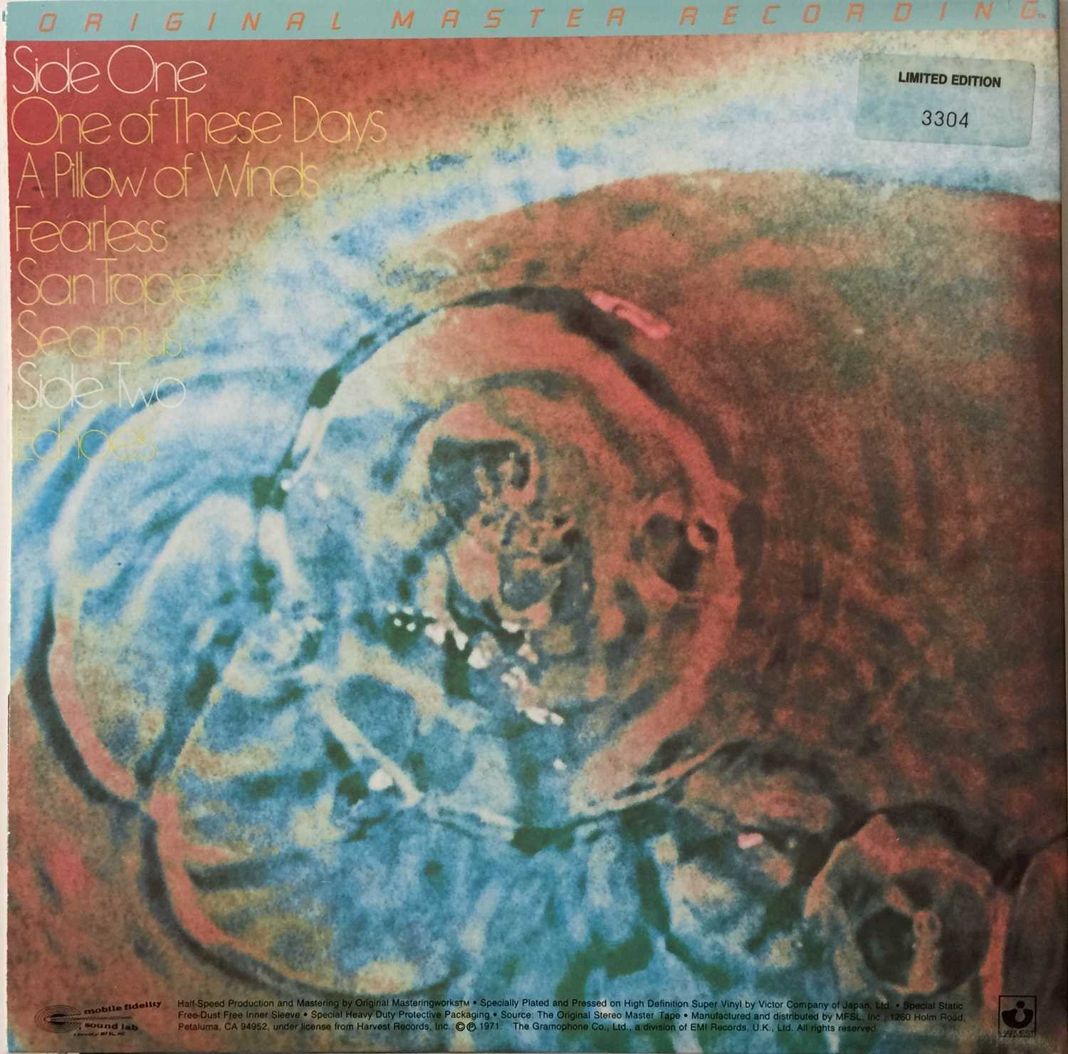 Lot 47 - PINK FLOYD - MEDDLE LP (LIMITED EDITION MOFI