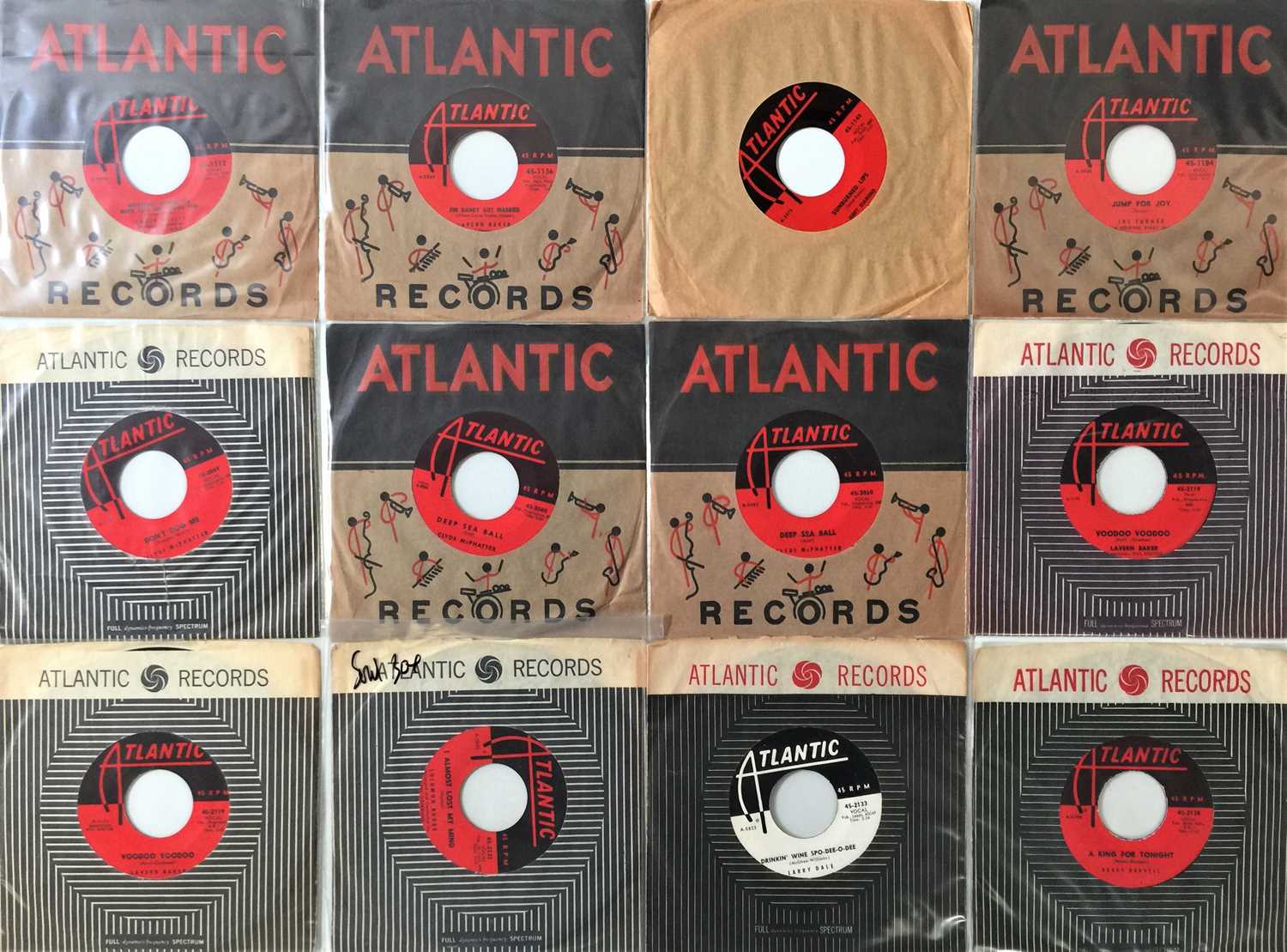 Lot 1 - ATLANTIC RECORDS - 7" PACK