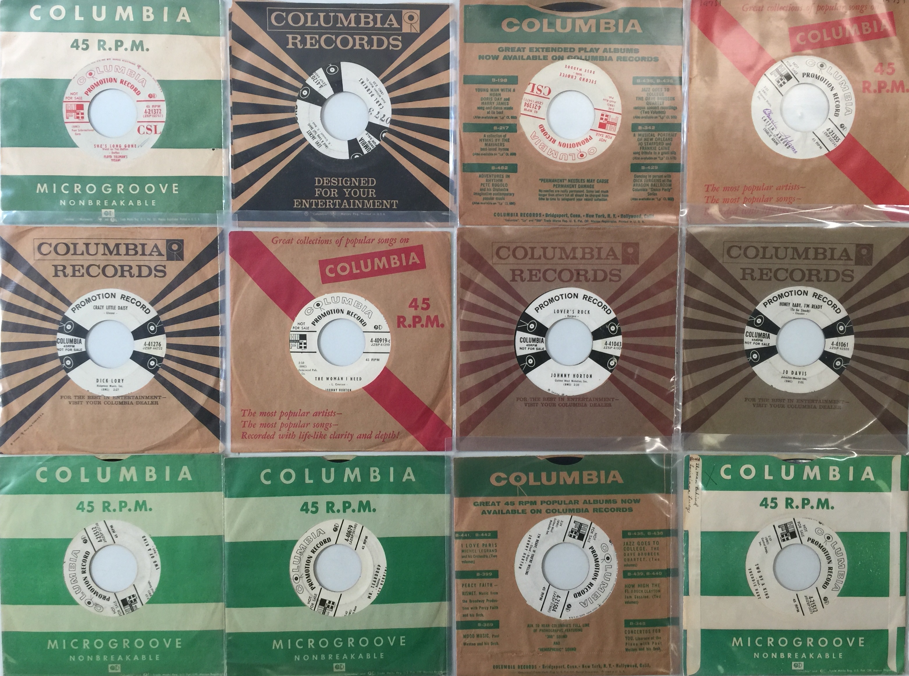 Lot 20 - COLUMBIA - 7" DEMOS PACK