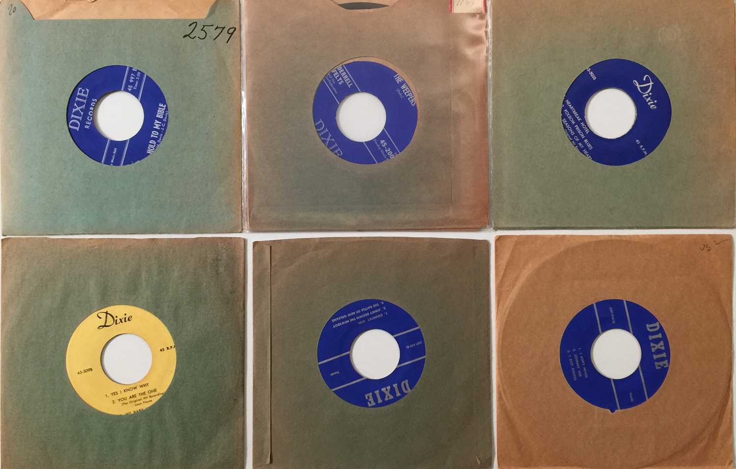 Lot 42 - DIXIE RECORDS - 7" RARITIES