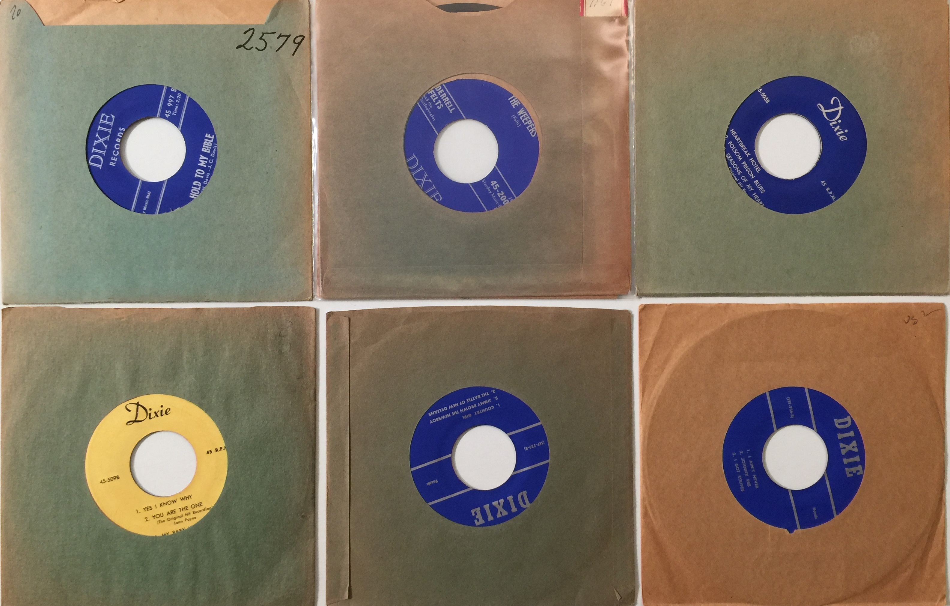 Lot 42 - DIXIE RECORDS - 7" RARITIES