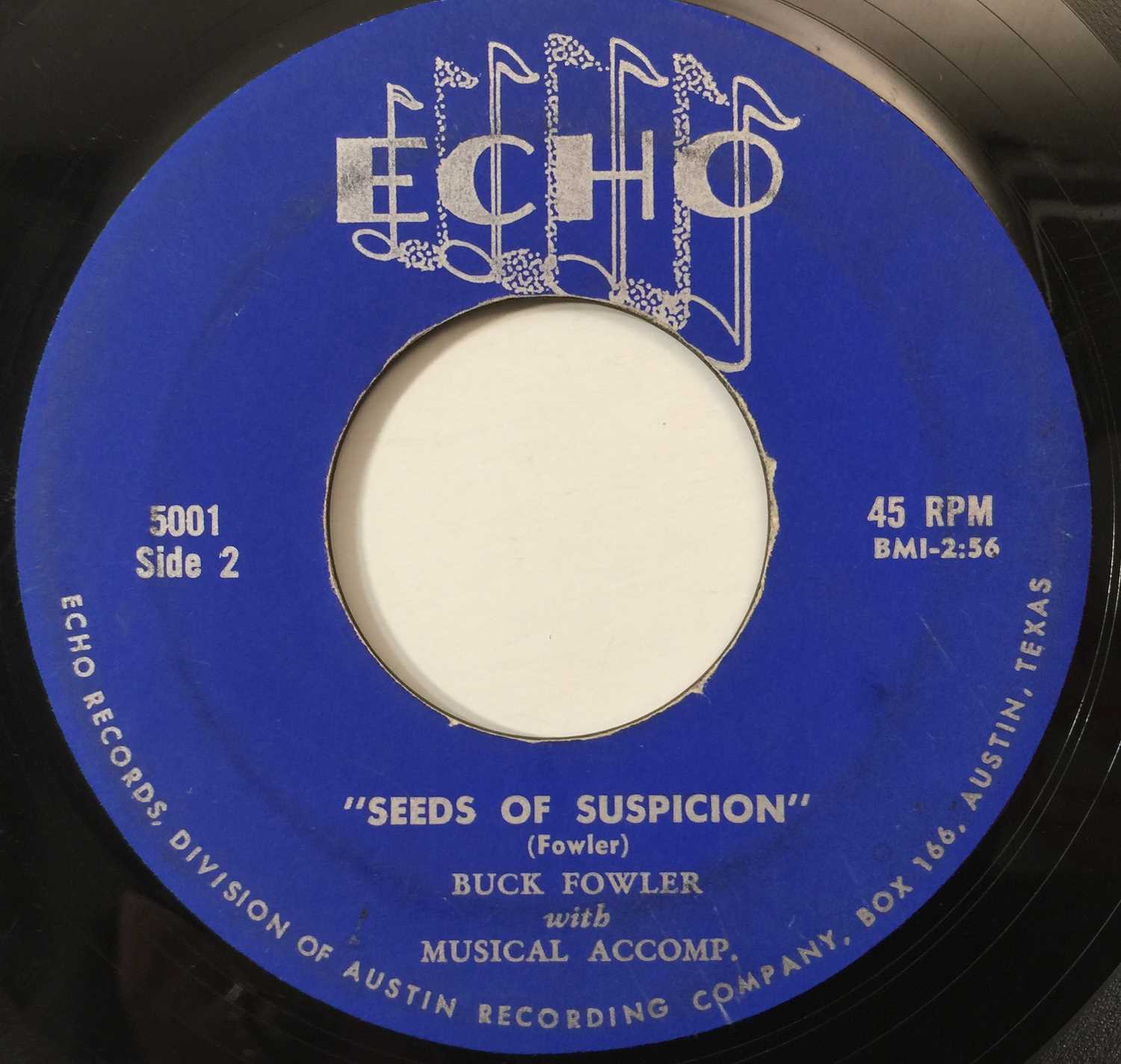 Lot 56 - BUCK FOWLER - SHE'S JUST THAT KIND 7" (TEXAS