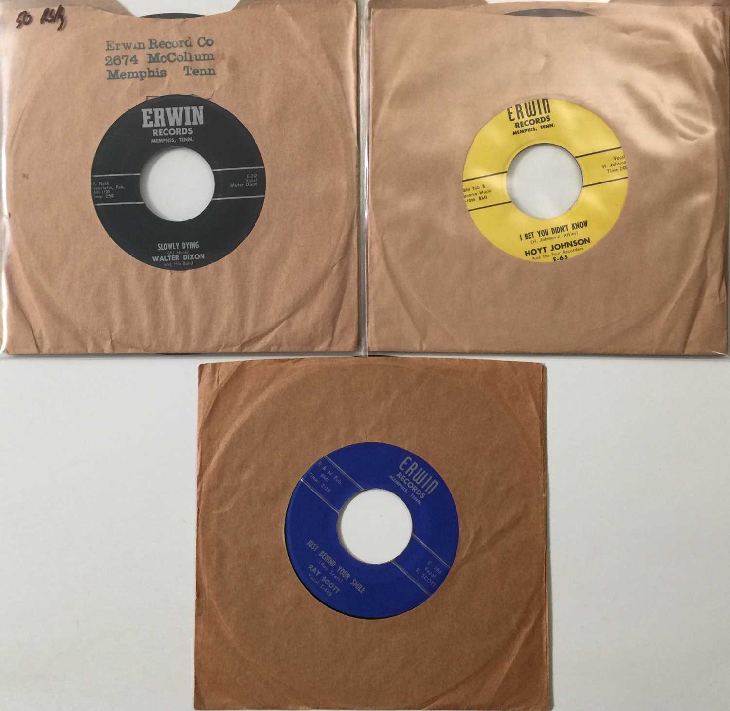 Lot 64 - ERWIN RECORDS - 7" ROCKABILLY RARITIES