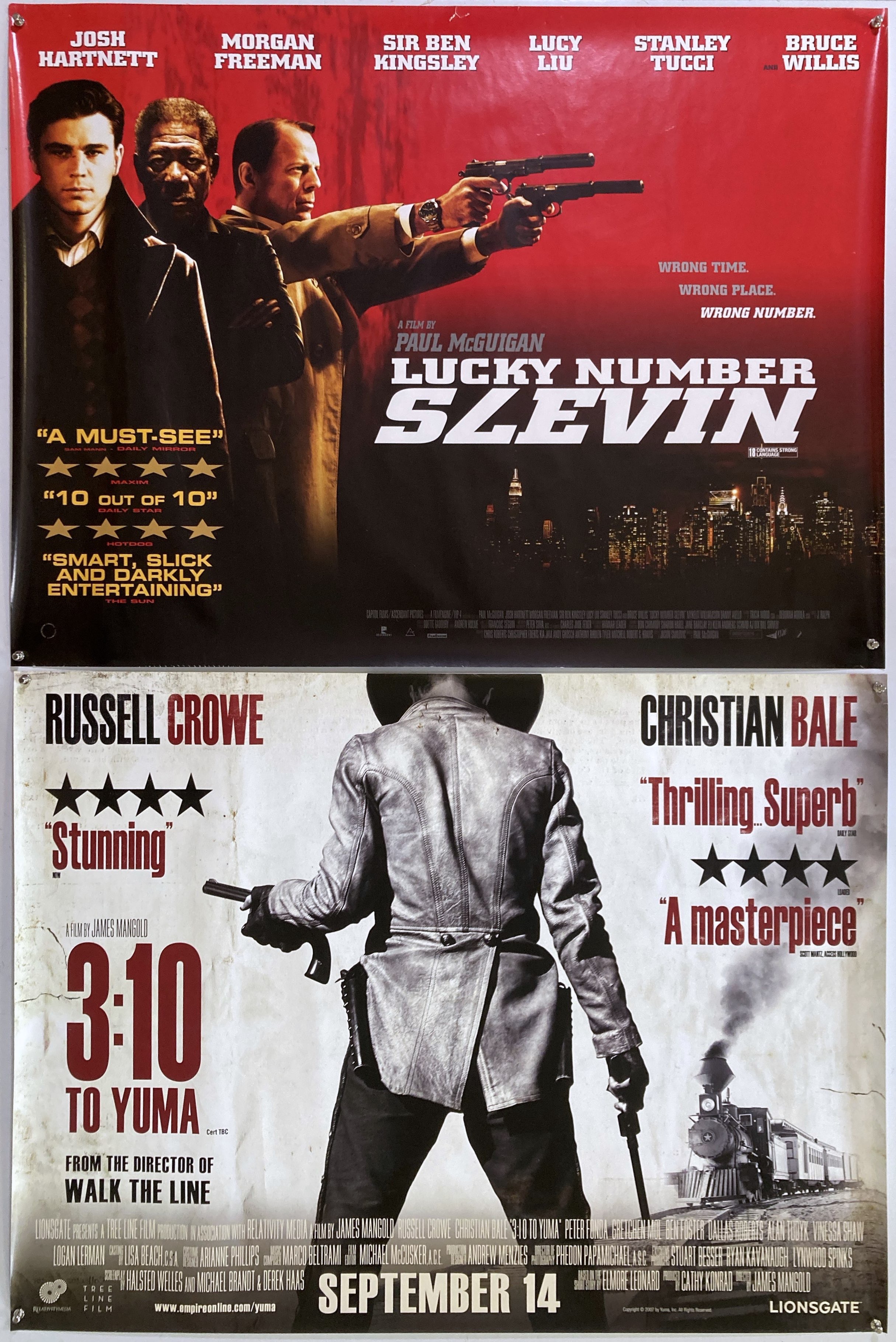 Lot 123 - UK FILM POSTERS.