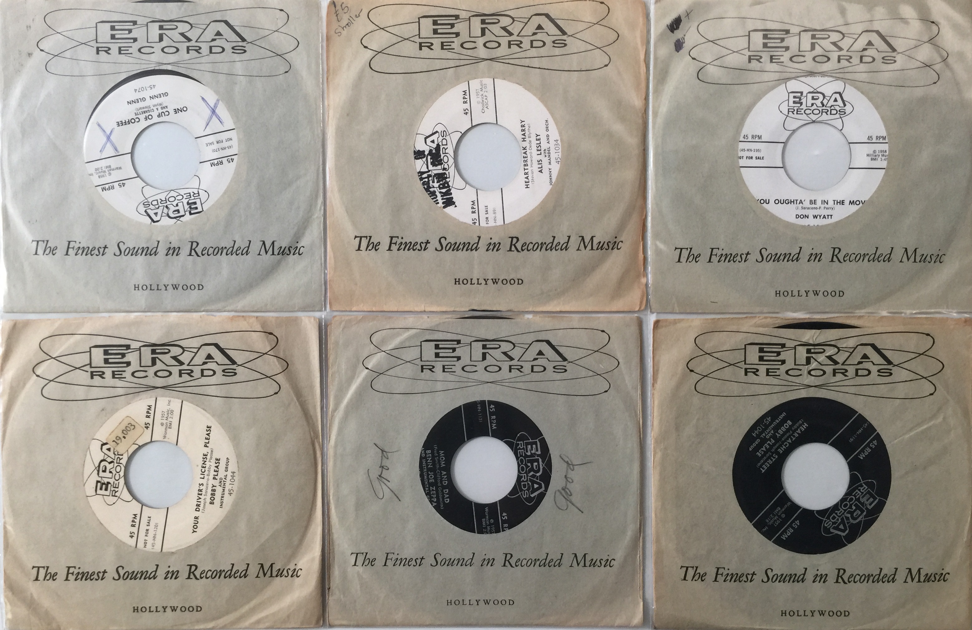 Lot 99 - ERA RECORDS - 7" RARITIES