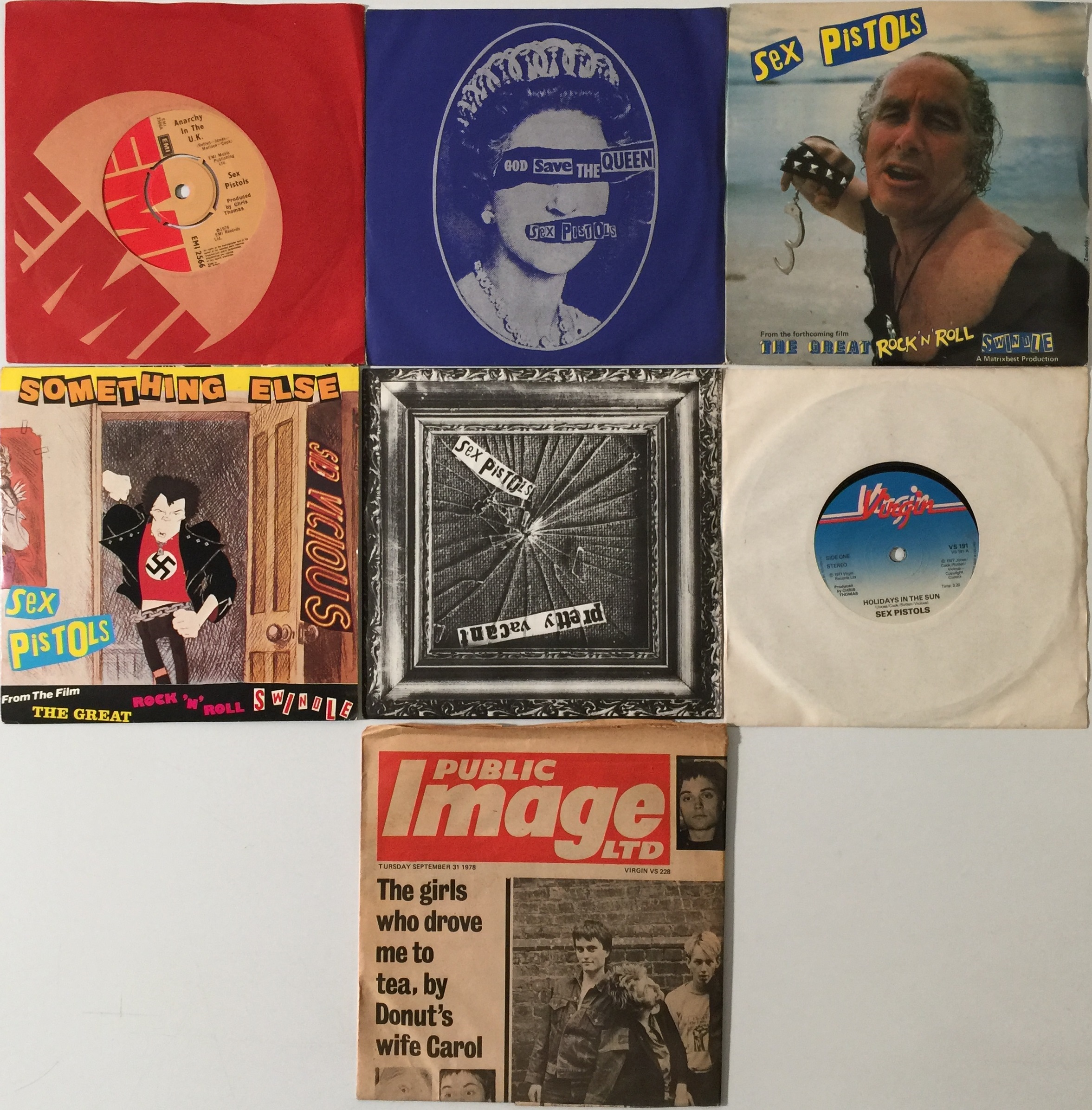 Lot 149 Sex Pistols 7 Rarities 2814