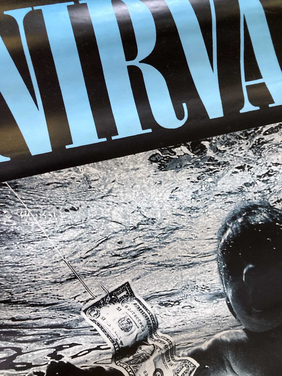 Lot 211 - NIRVANA 1991 TOUR POSTER.