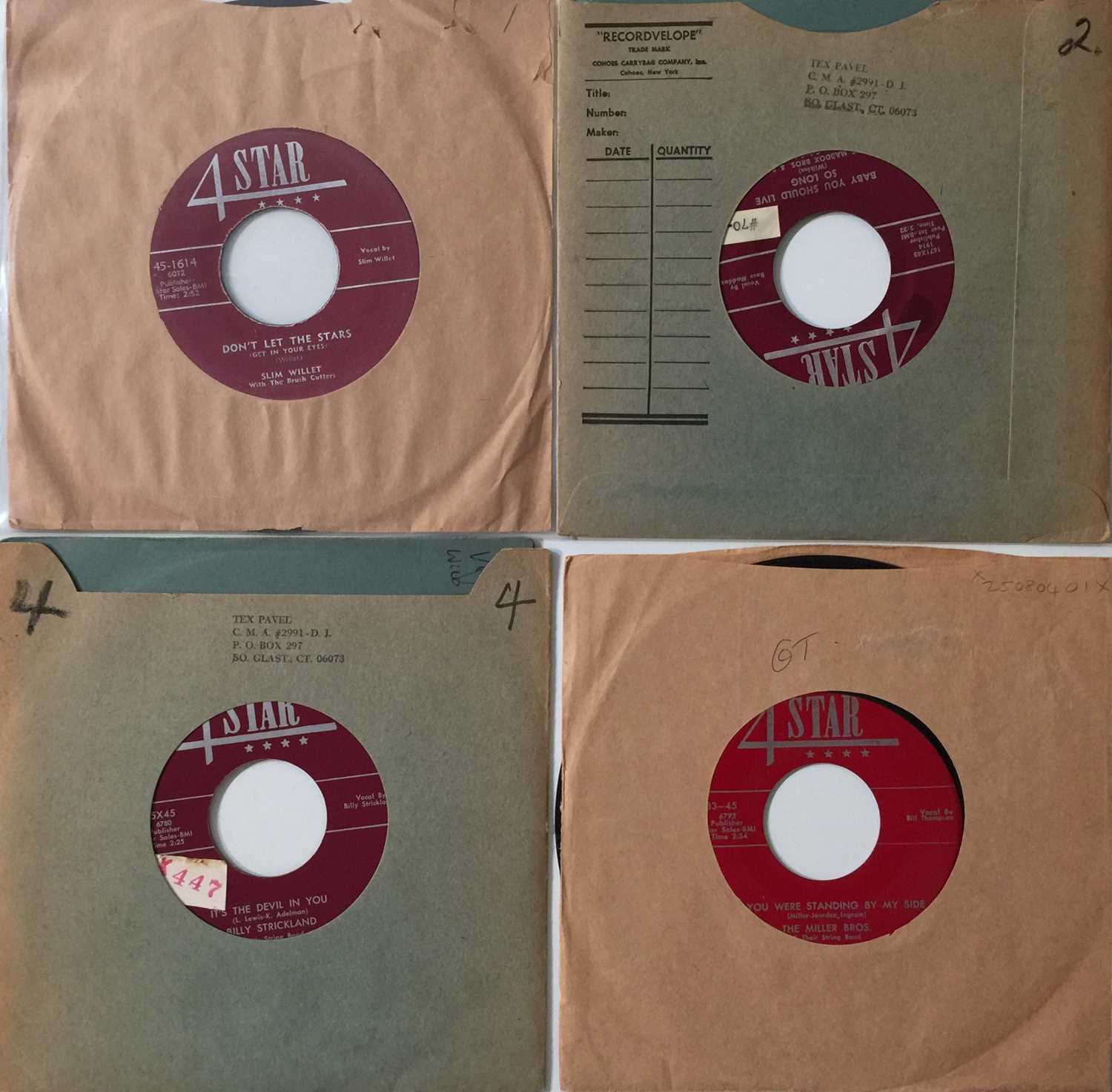 Lot 127 - 4 STAR RECORDS - 7" PACK