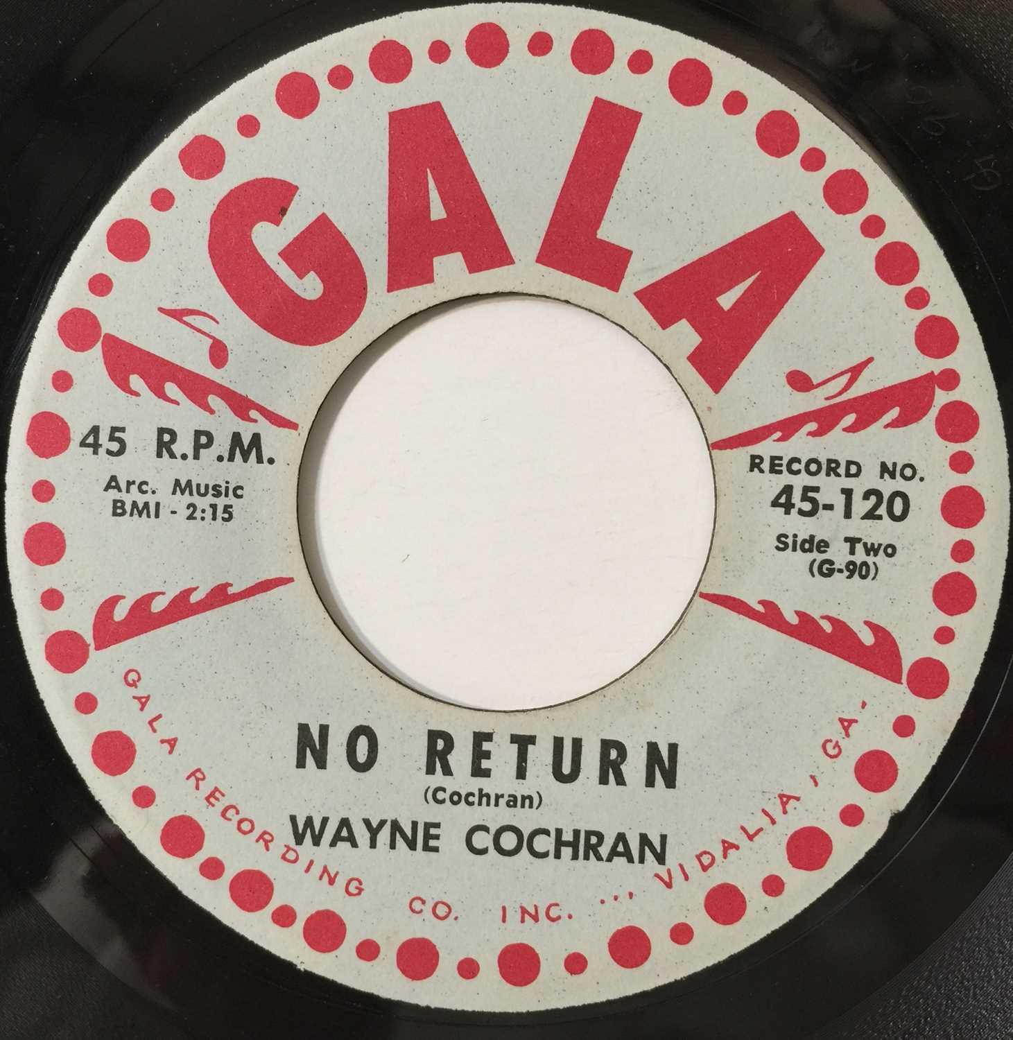 Lot 134 - WAYNE COCHRAN - LIZA JANE/ NO RETURN 7"