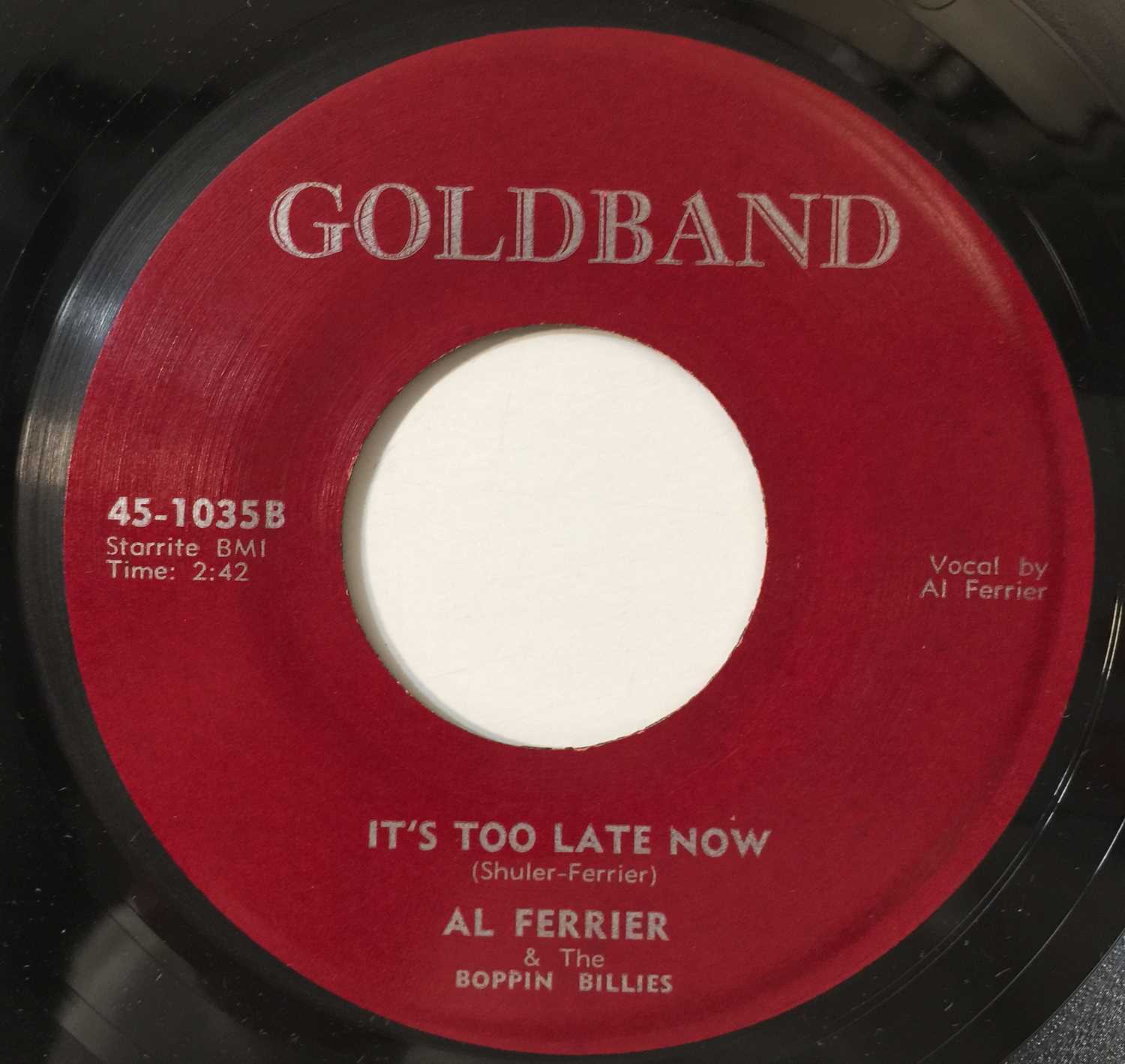 Lot 144 - AL FERRIER - MY BABY DONE GONE AWAY 7"