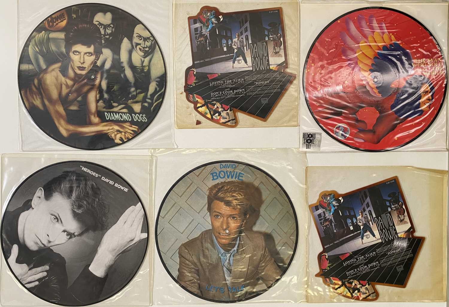 Lot 667 - DAVID BOWIE - PICTURE DISK COLLECTION