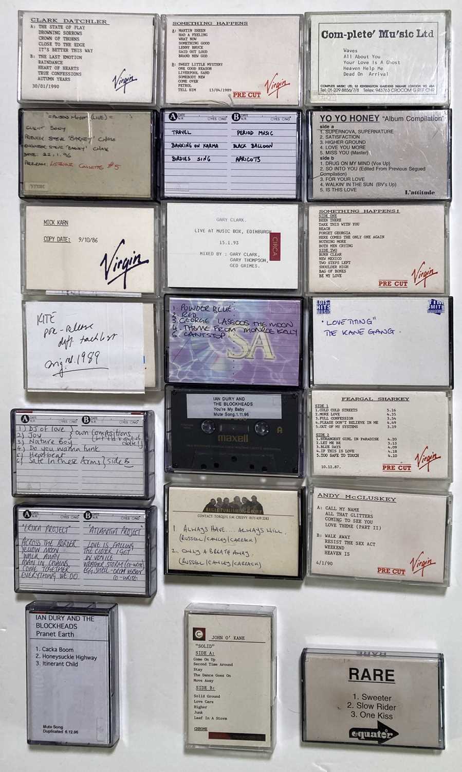 Lot 40 - CASSETTES - DEMOS AND RARE LIVE RECORDINGS
