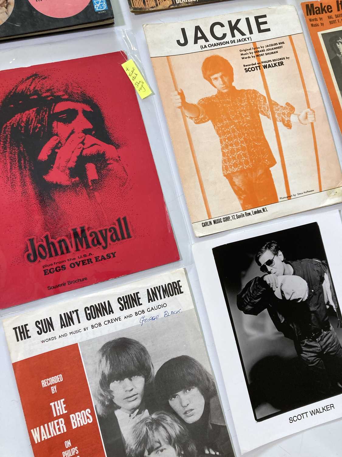 Lot 142 - THE WALKER BROTHERS INC SIGNED PETE FRAME