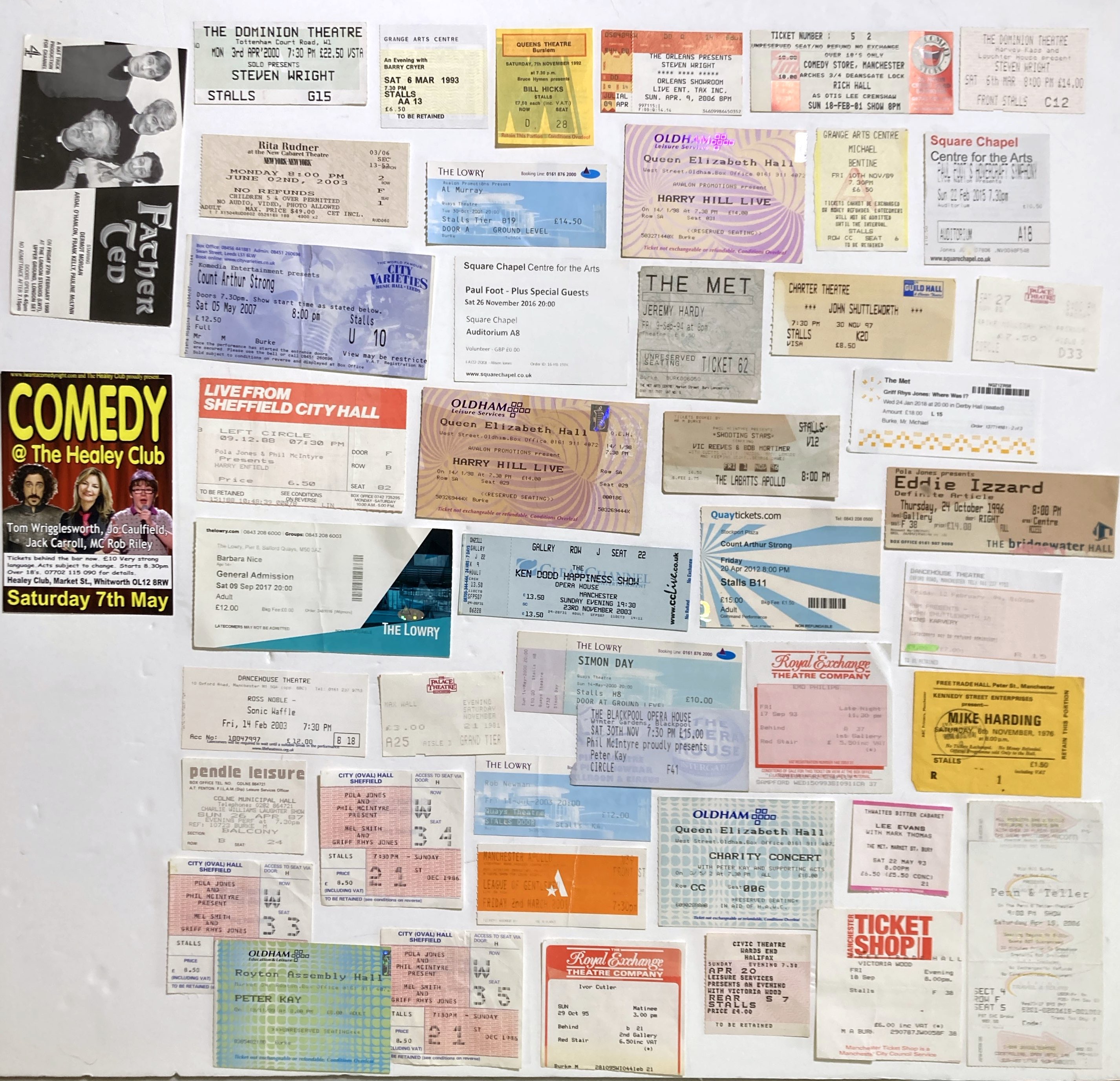 Lot 193 - 1990S-00S TICKET COLLECTION.