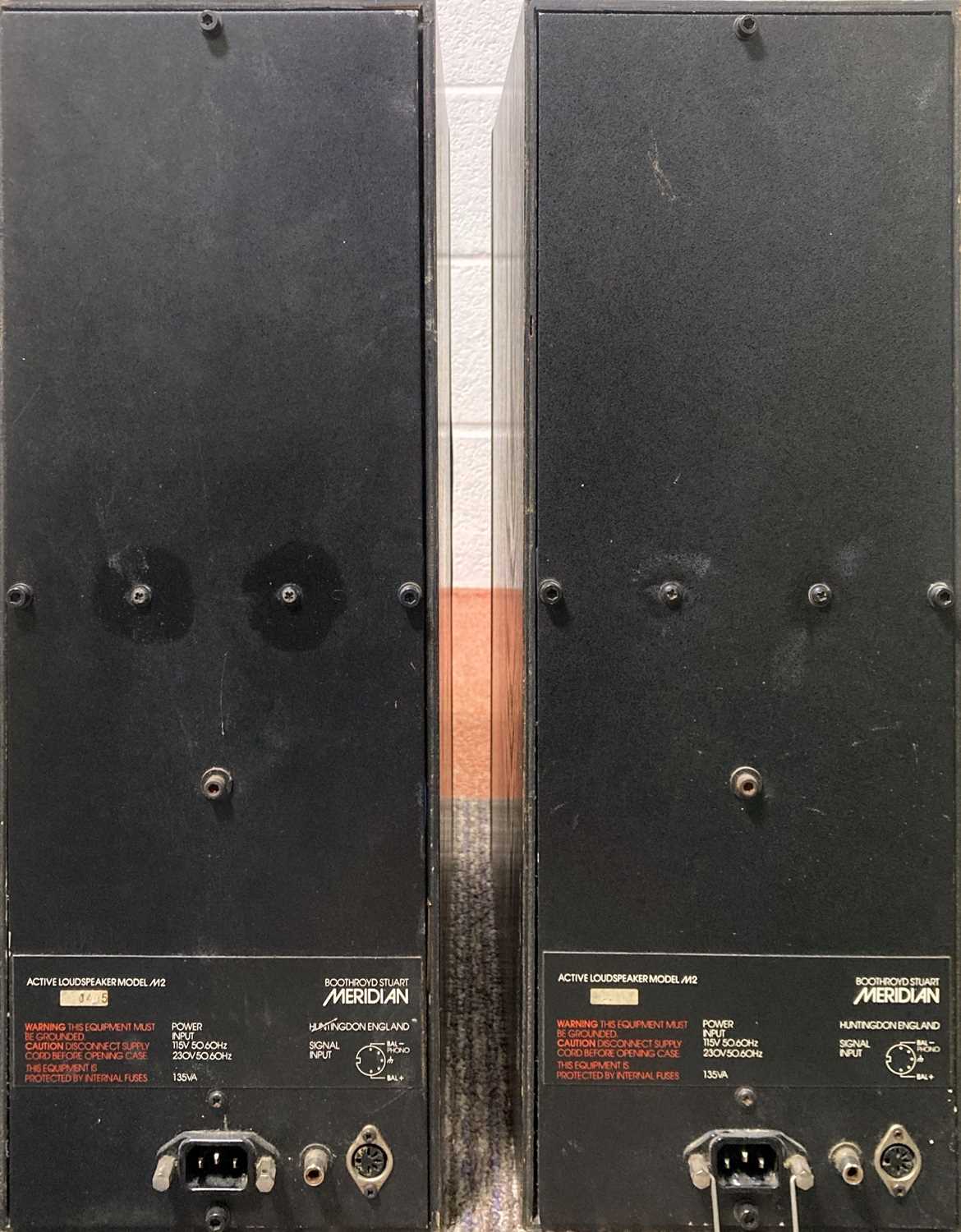 Lot 17 - MERIDIAN M2 ACTIVE LOUDSPEAKERS.