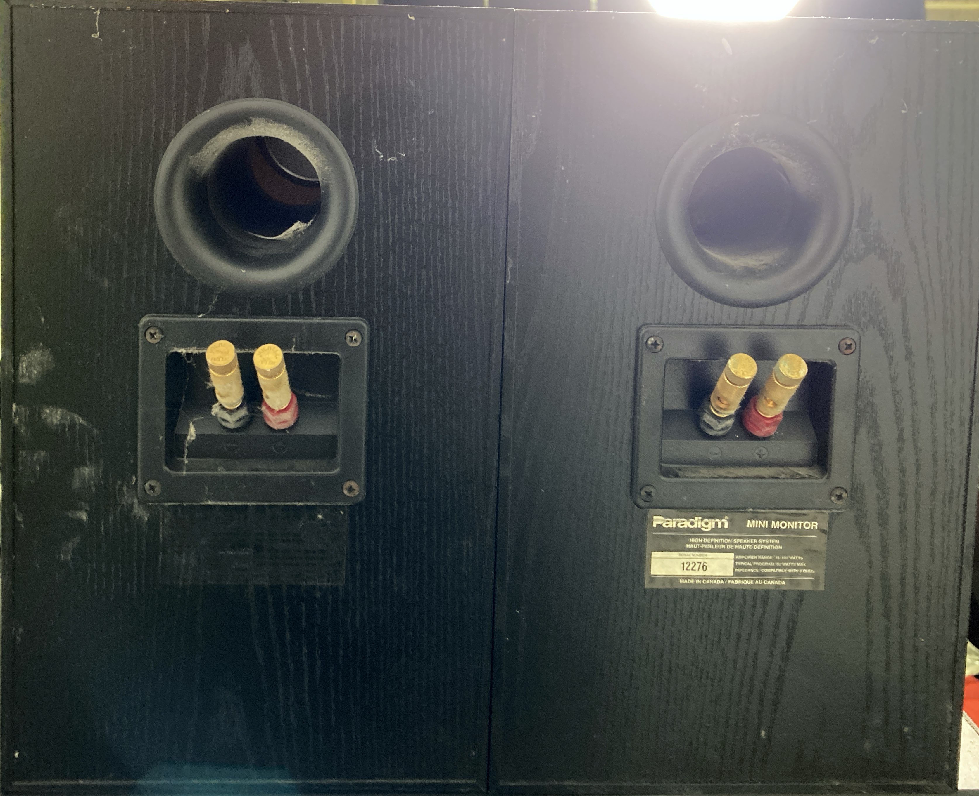 Lot 4 - PARADIGM SPEAKERS.