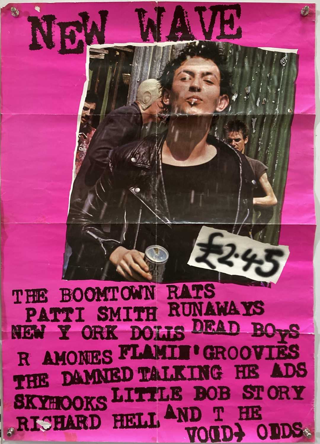 Lot 281 - STIFF RECORDS / NEW WAVE COMPILATION POSTER.