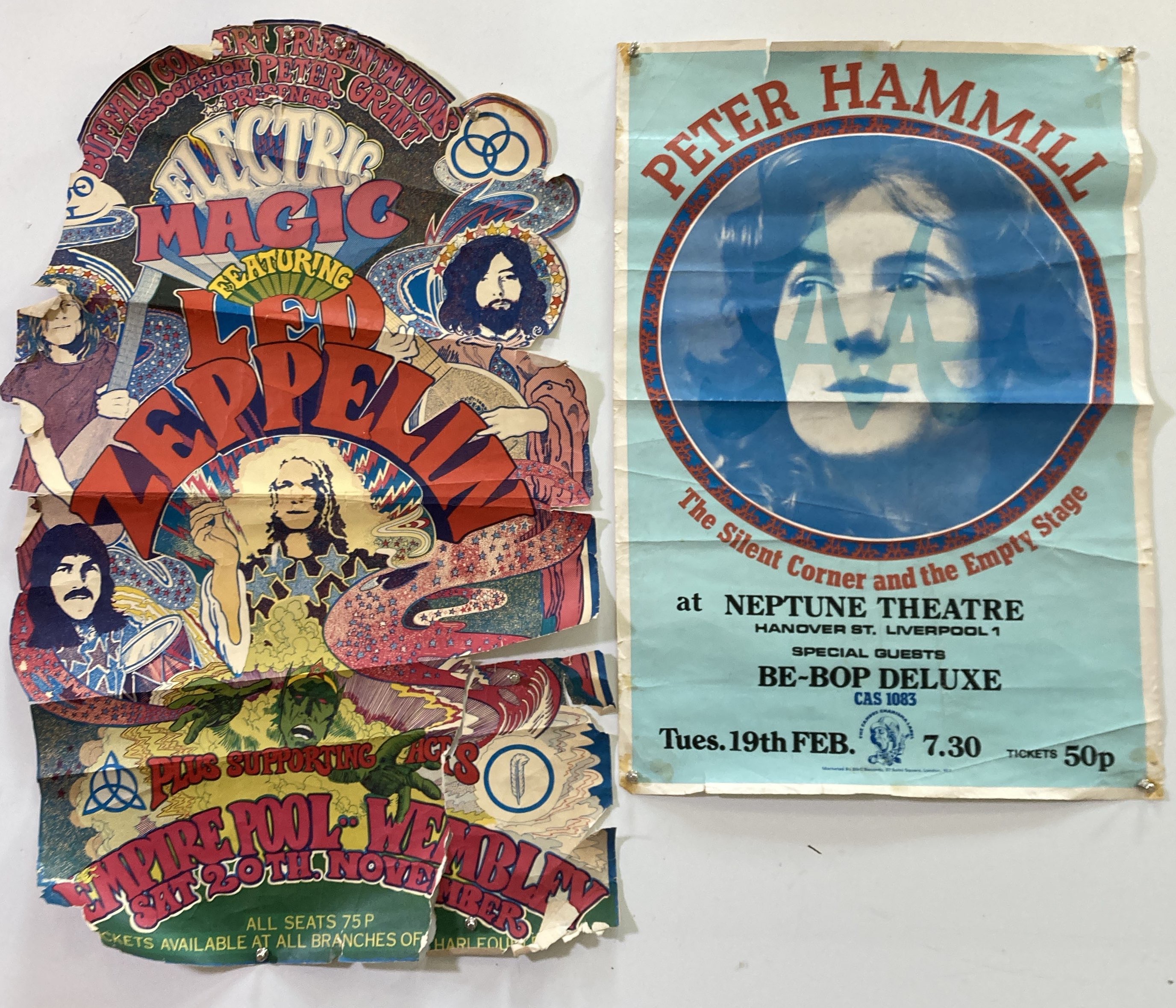 Lot 284 - 1970S CONCERT POSTERS INC ORIGNAL PORTION OF