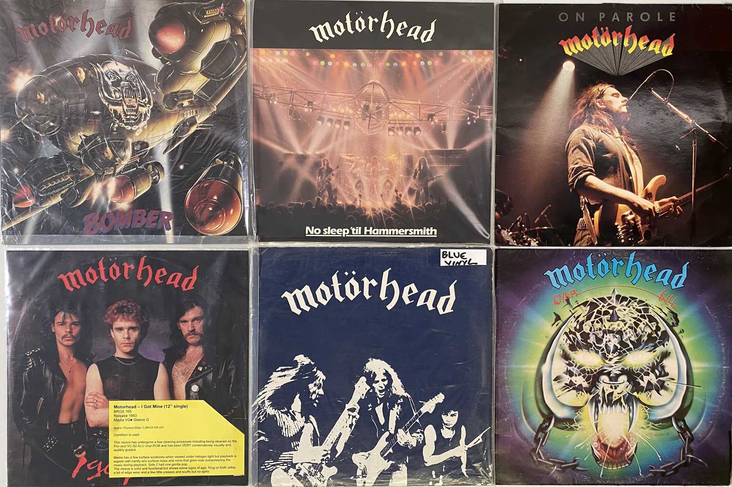 Lot 697 - MOTORHEAD - 12" / LP COLLECTION