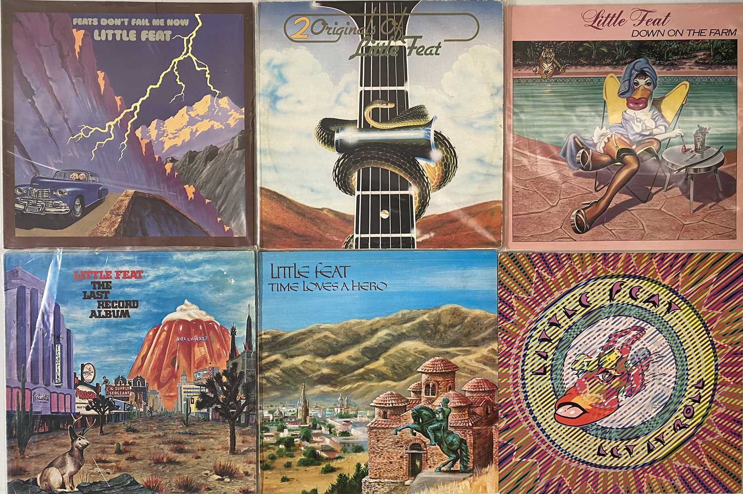 Lot 699 - LITTLE FEAT / STATUS QUO - LP COLLECTION