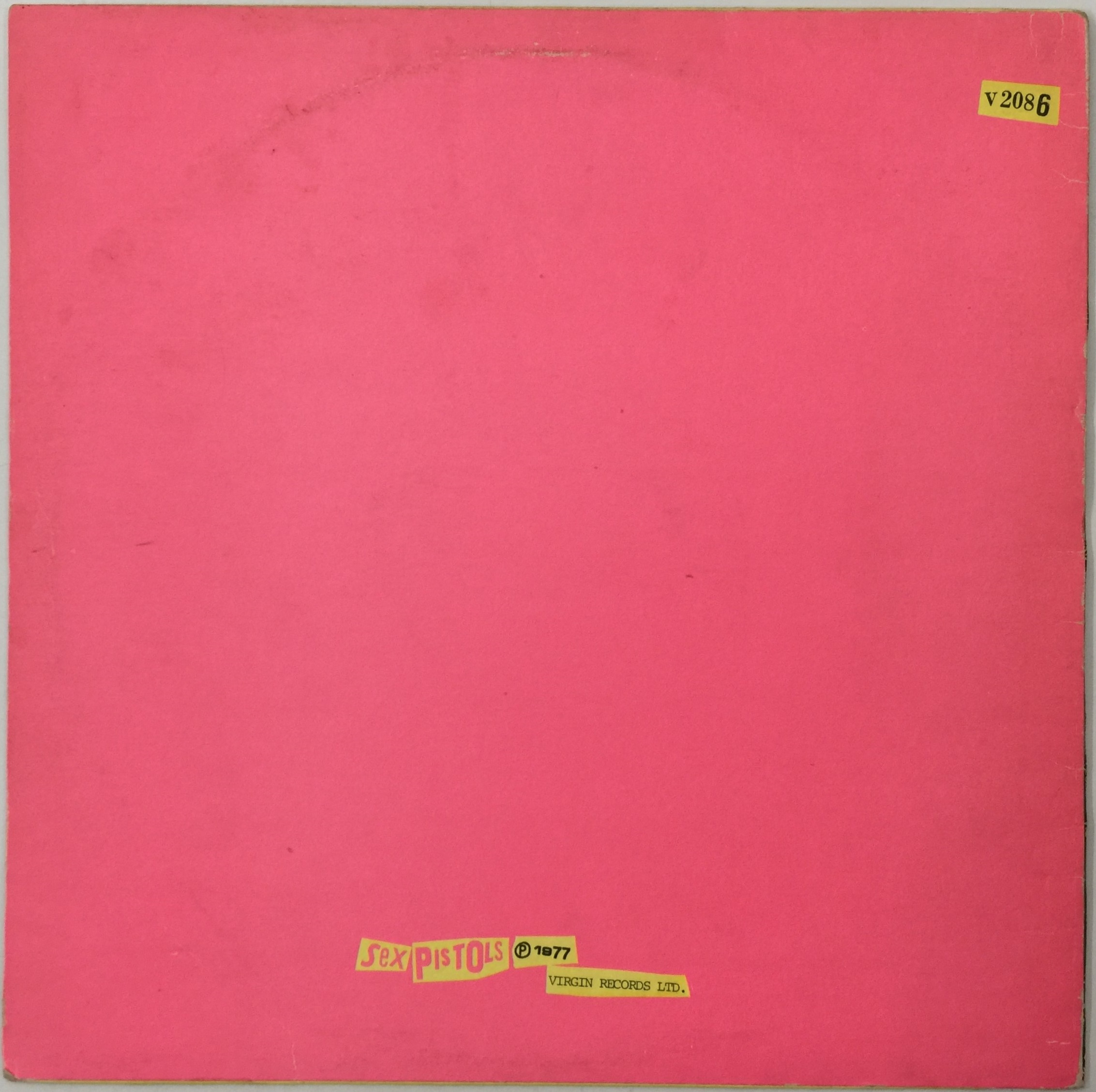 Lot 222 Sex Pistols Never Mind The Bollocks Lp Uk