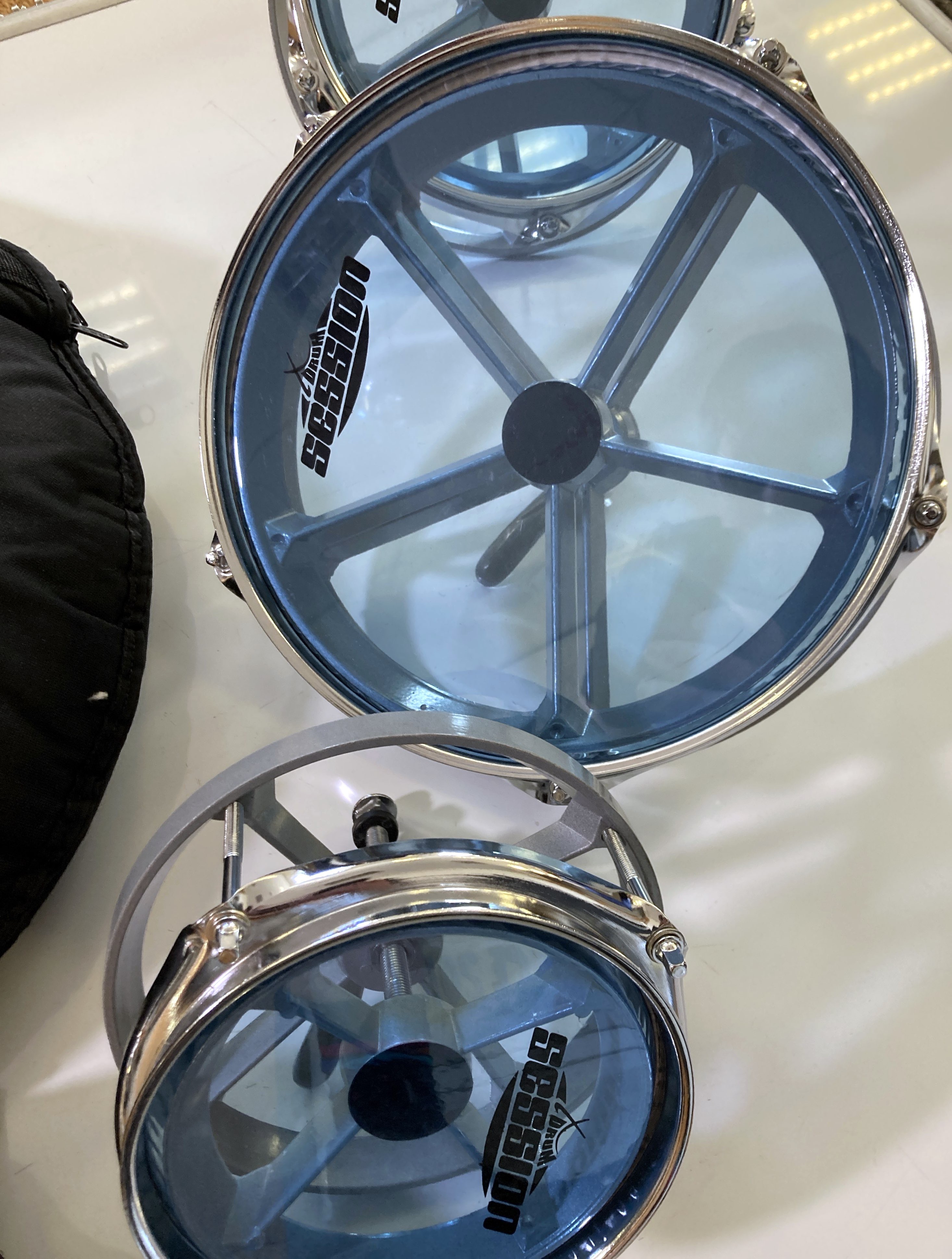 Lot 25 - DRUM EQUIPMENT (CYMBALS, STANDS, DRUMSTICKS).