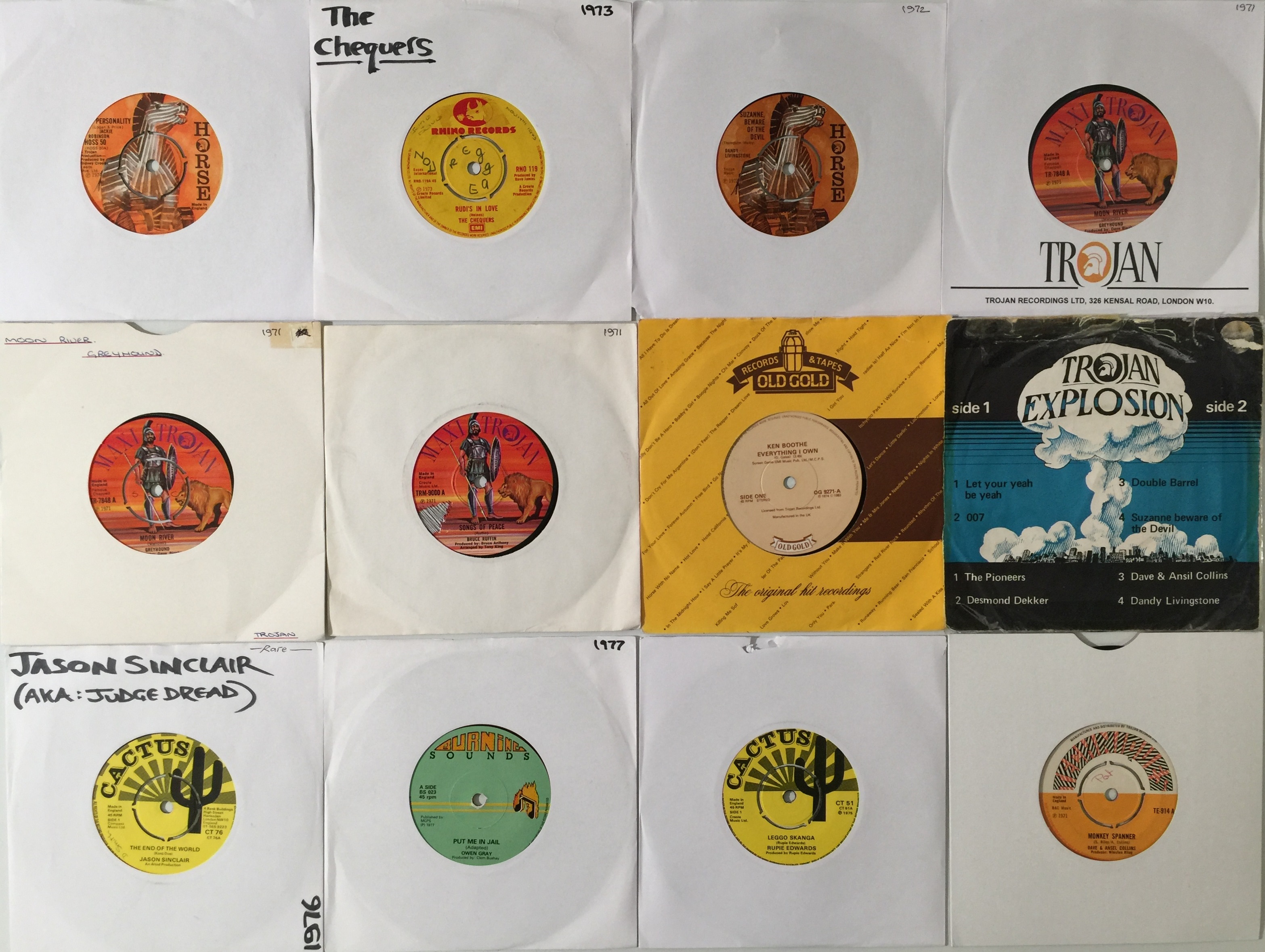 Lot 707 - REGGAE - 7" COLLECTION