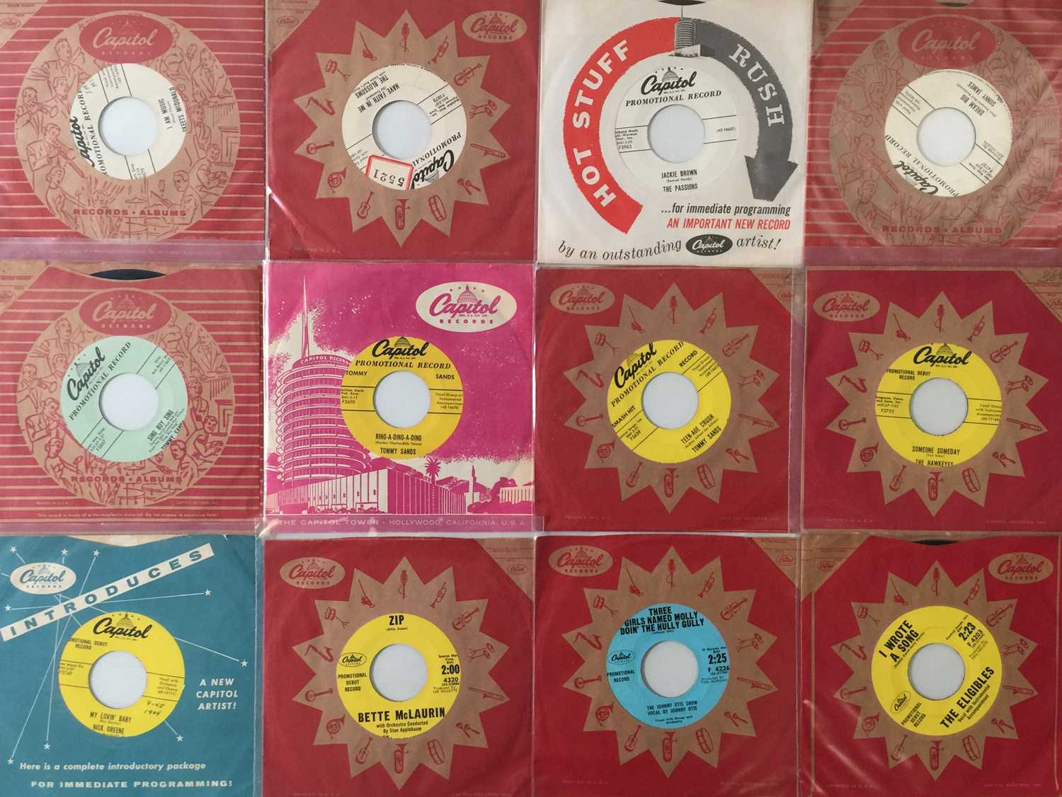Lot 187 - CAPITOL - 7" PROMO PACK
