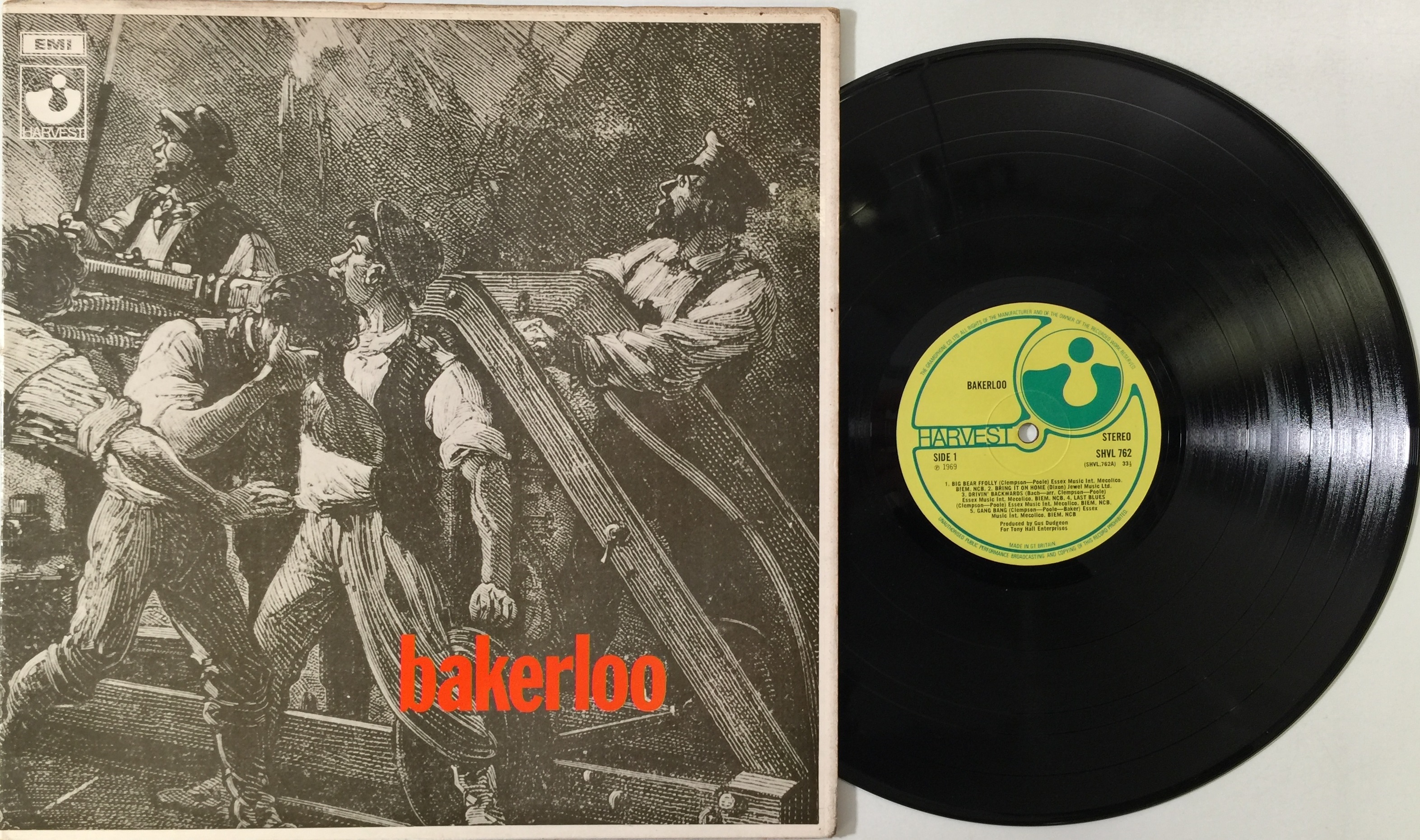 Lot 284 - BAKERLOO - BAKERLOO LP (ORIGINAL UK COPY