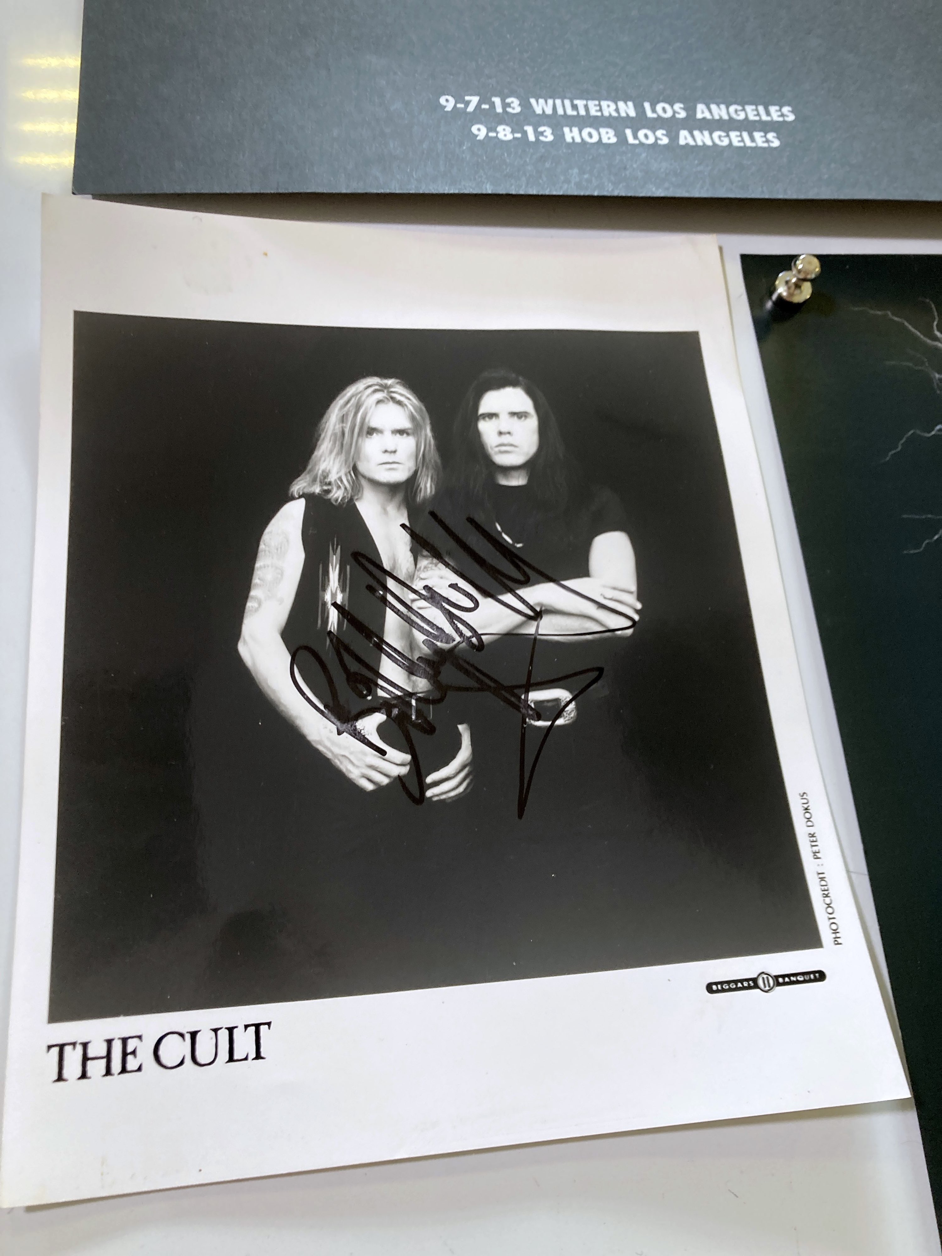 Lot 603 - THE CULT / BILLY DUFFY - POSTERS AND SIGNED