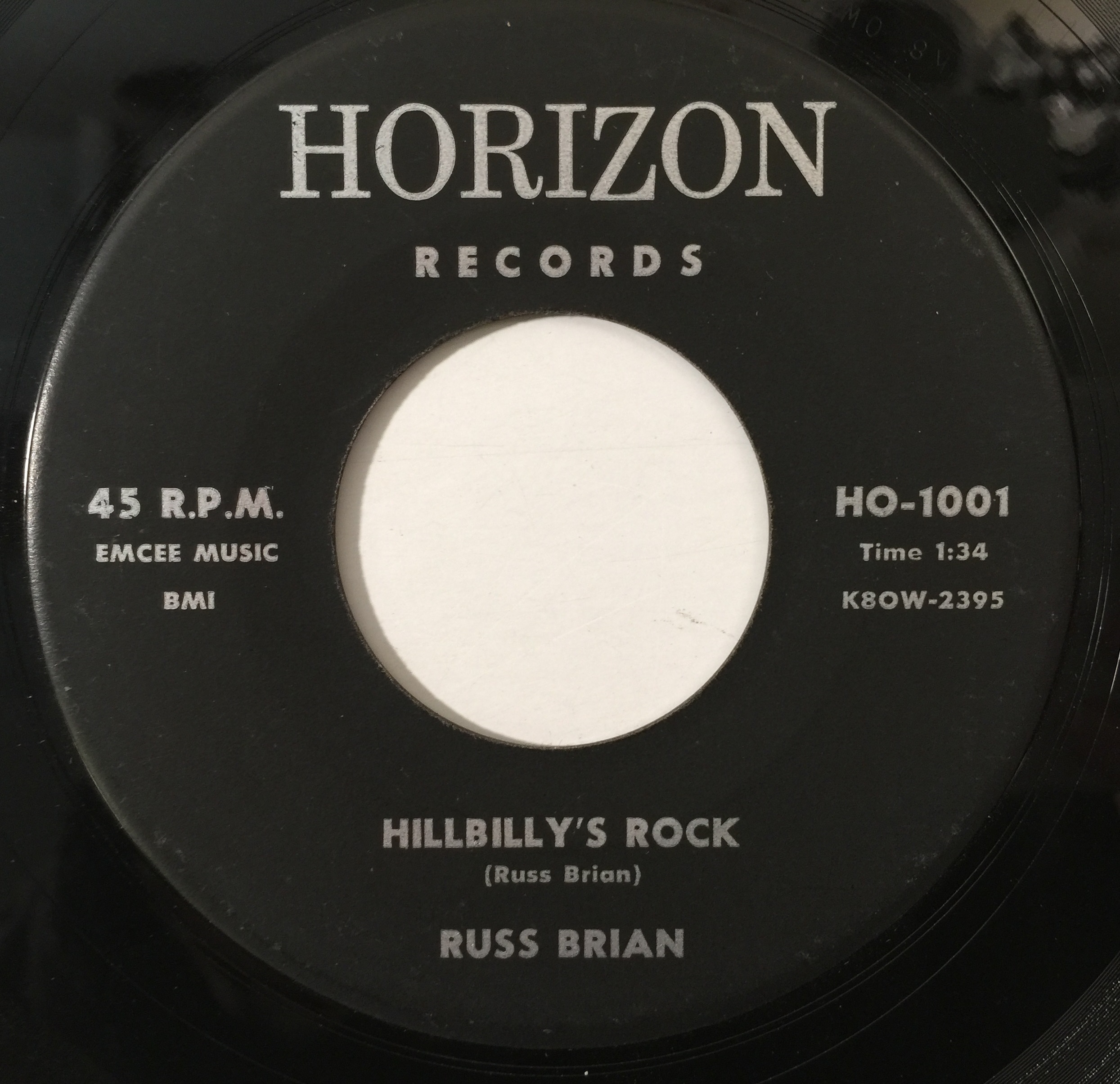 Lot 197 - RUSS BRIAN - THE KING OF ROCK AND ROLL 7"