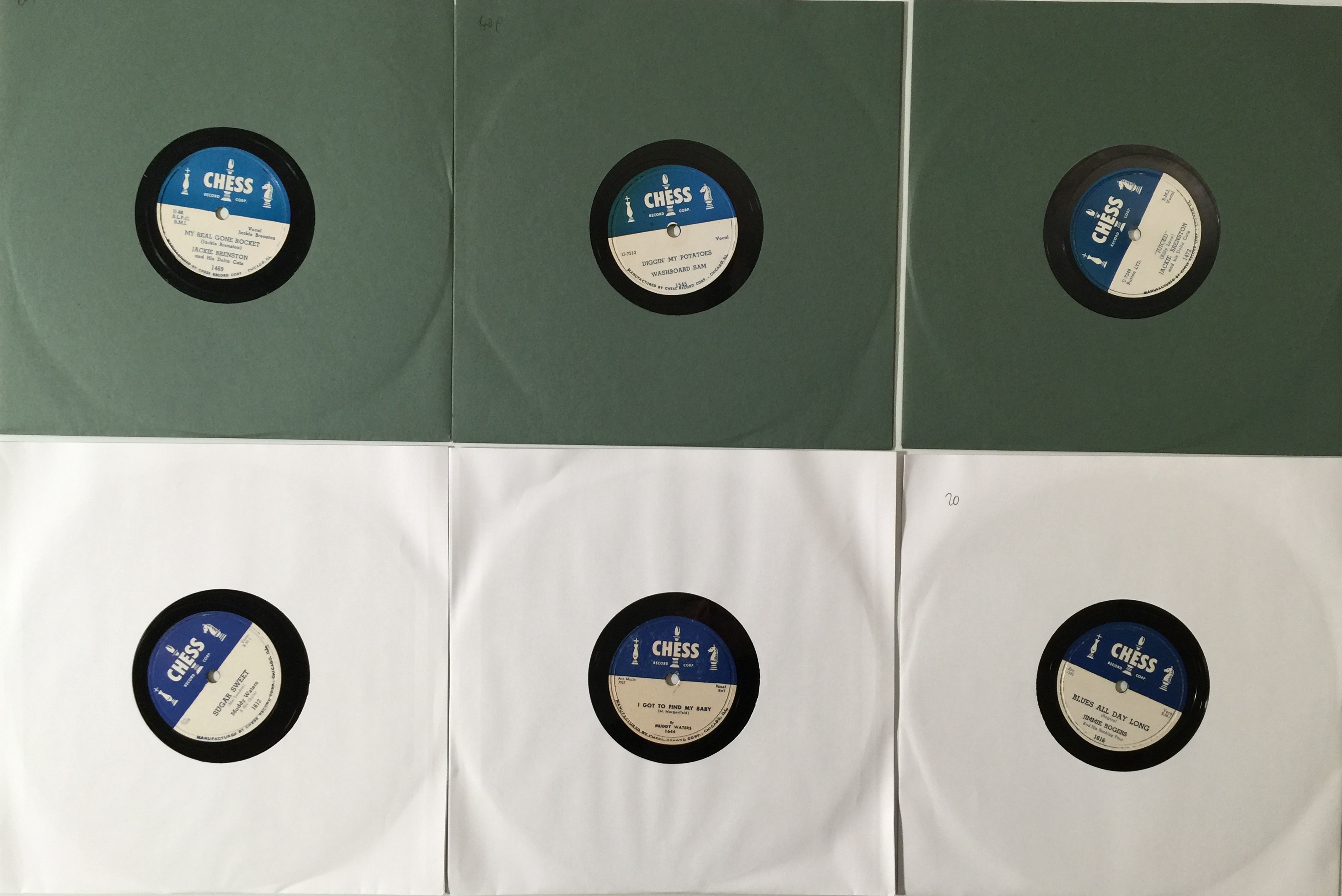 Lot 264 - CHESS RECORDS - ORIGINAL US 10" 78RPM