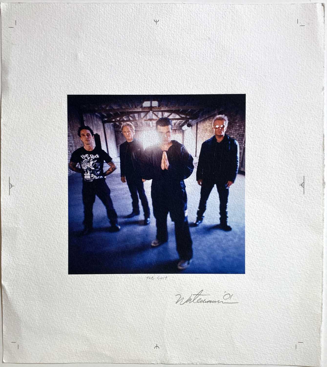 Lot 605 - BILLY DUFFY / THE CULT - COLLECTABLE PHOTO